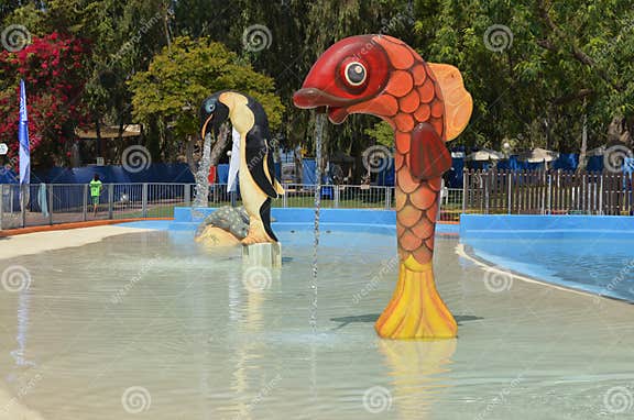 Summer Fun At Water Park Editorial Stock Image Image Of Israel 44005864