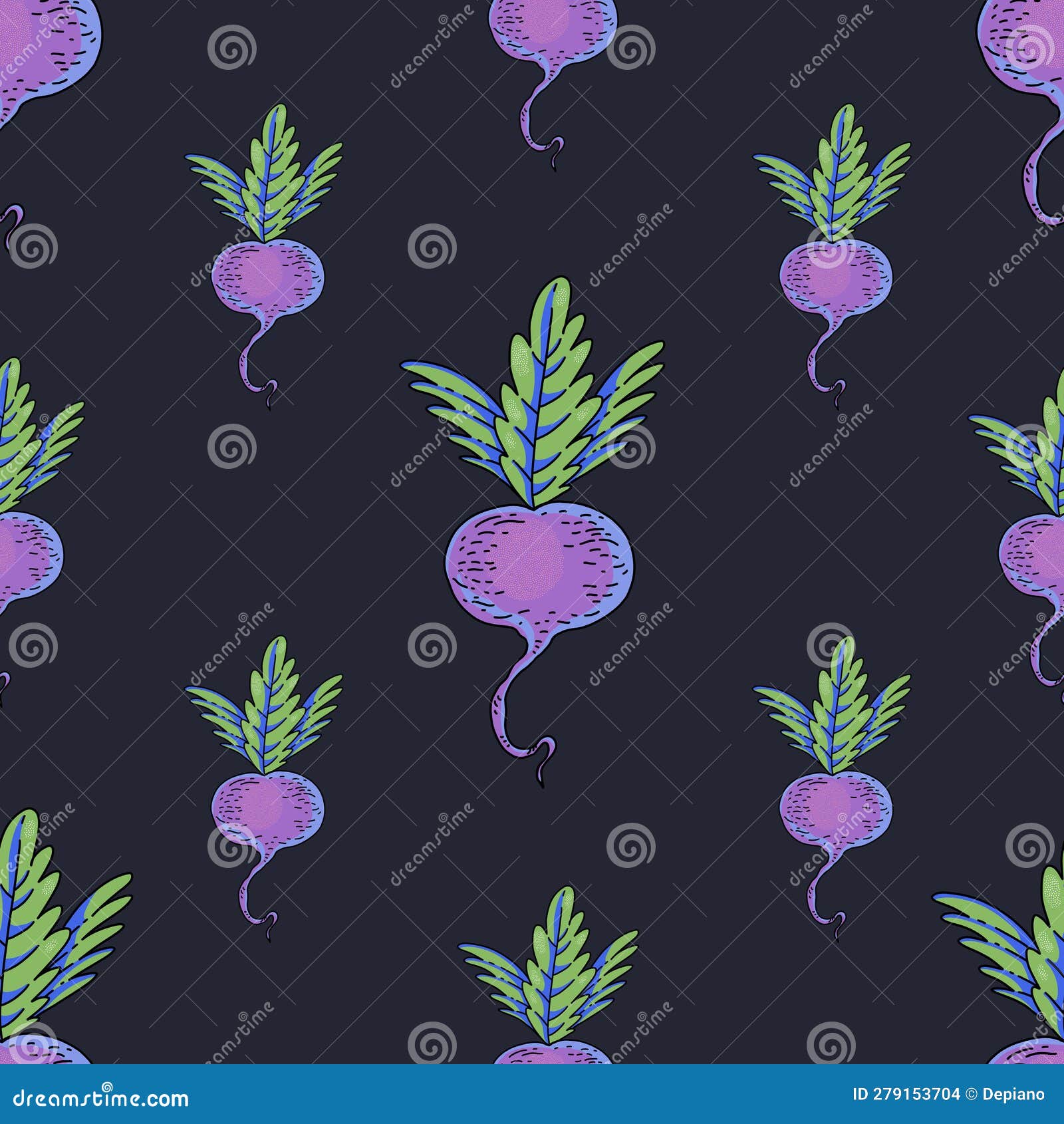 Summer Beetroot Salad Recipe. Cooking Food Ingredients. Hand Drawn ...