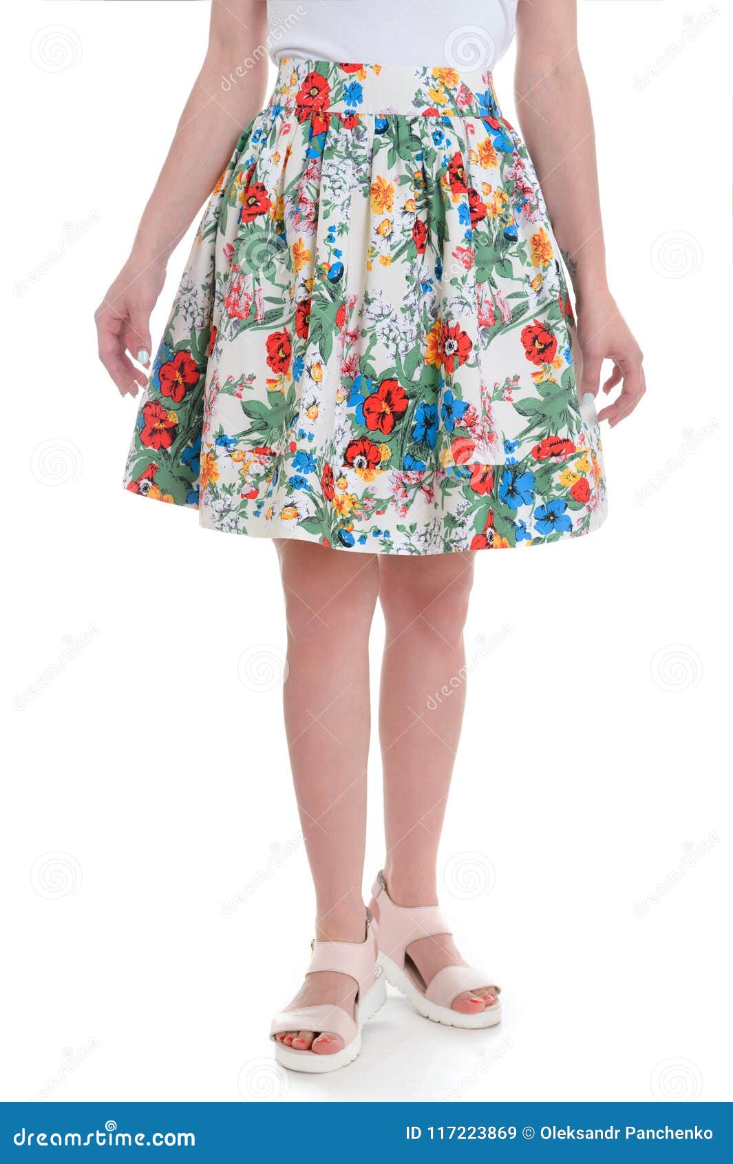 Summer Garment with Flower Pattern. Ease and Comfort Stock Image ...