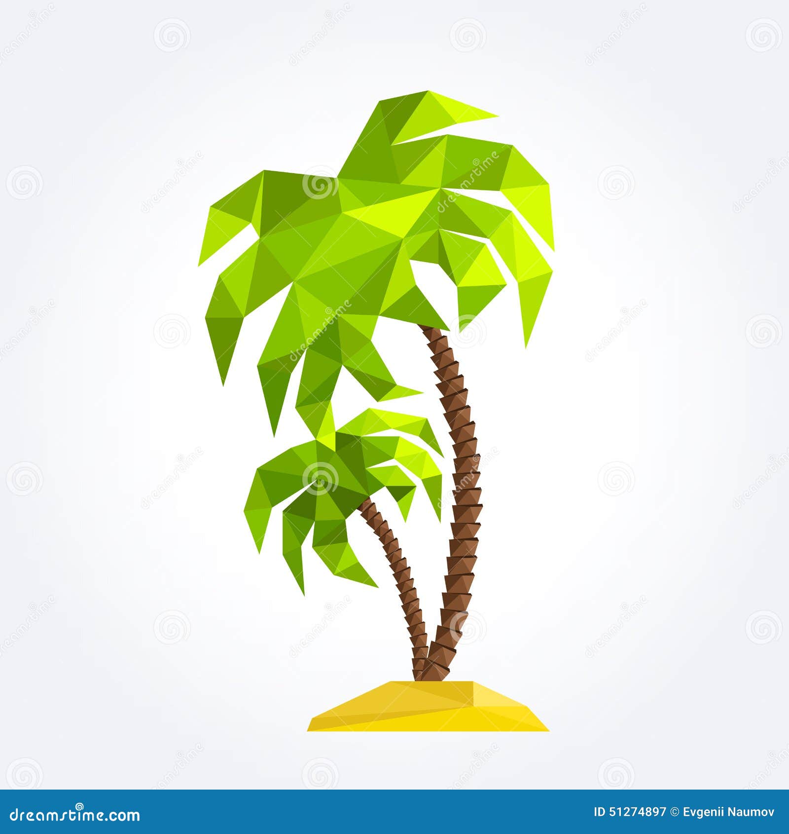 Palm Abstract Seamless Geometric Vector Pattern For Packaging Design ...