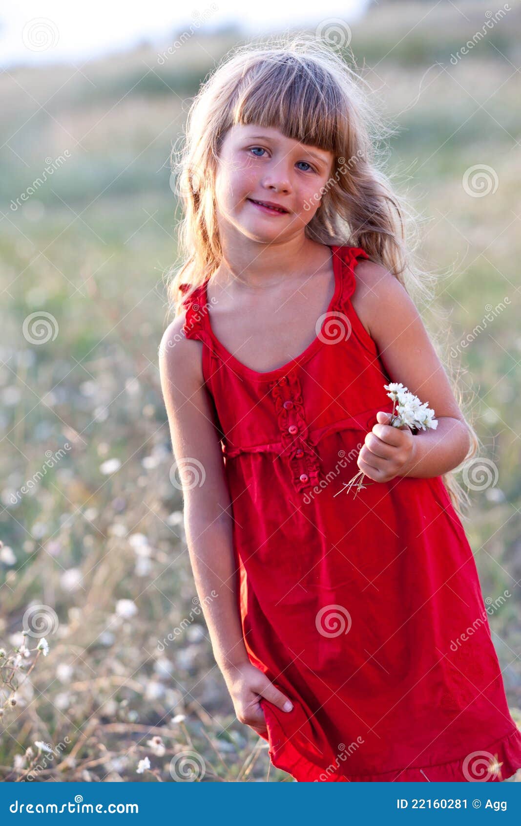Summer girl stock image. Image of emotion, caucasian - 22160281