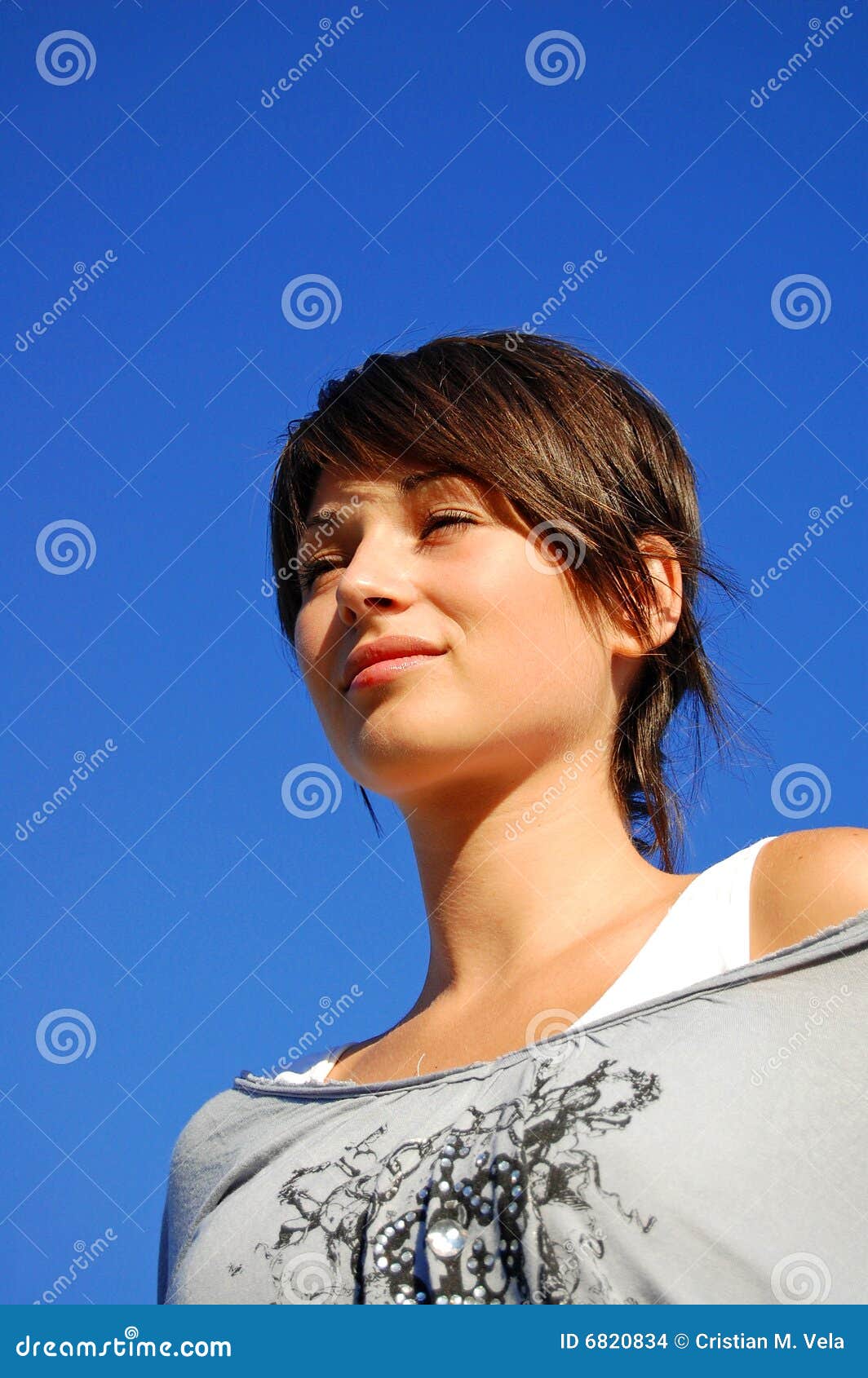 Summer girl stock photo. Image of portrait, comercials - 6820834