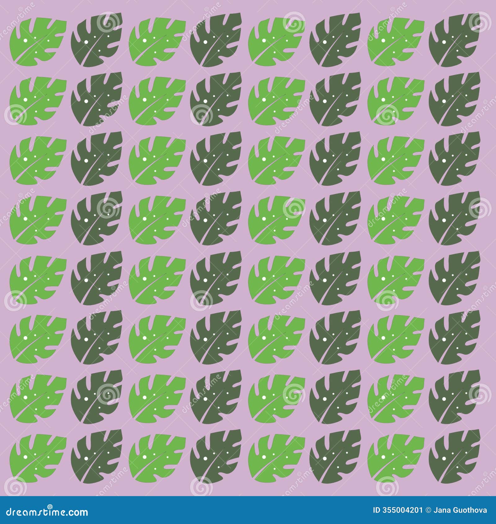 SUMMER GREEN MONSTERA LEAVES PATTERN TEXTURE Stock Vector ...