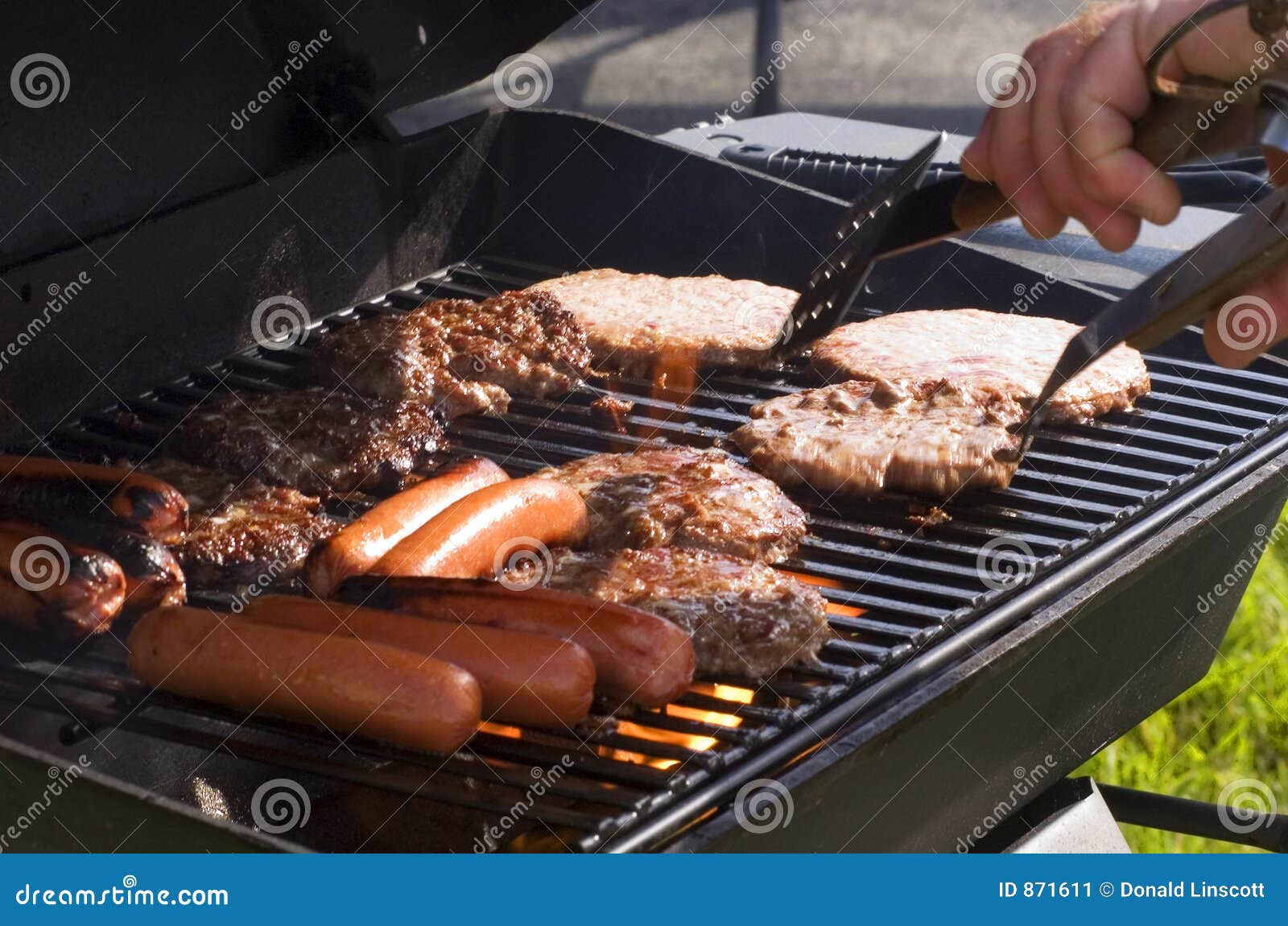 Summer Grilling stock image. Image of buns, hamburgers - 871611