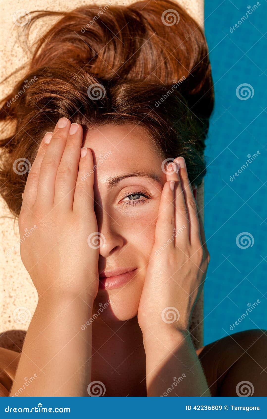 Summer stock image. Image of people, cheerful, pretty - 42236809