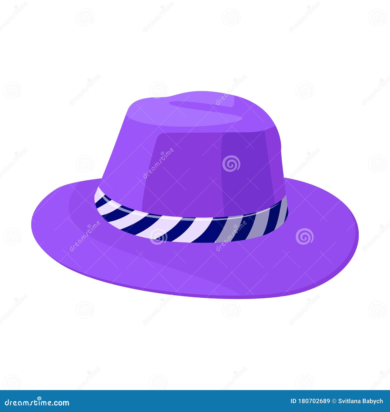 Summer Hat Vector Icon.Cartoon Vector Icon Isolated on White Background ...