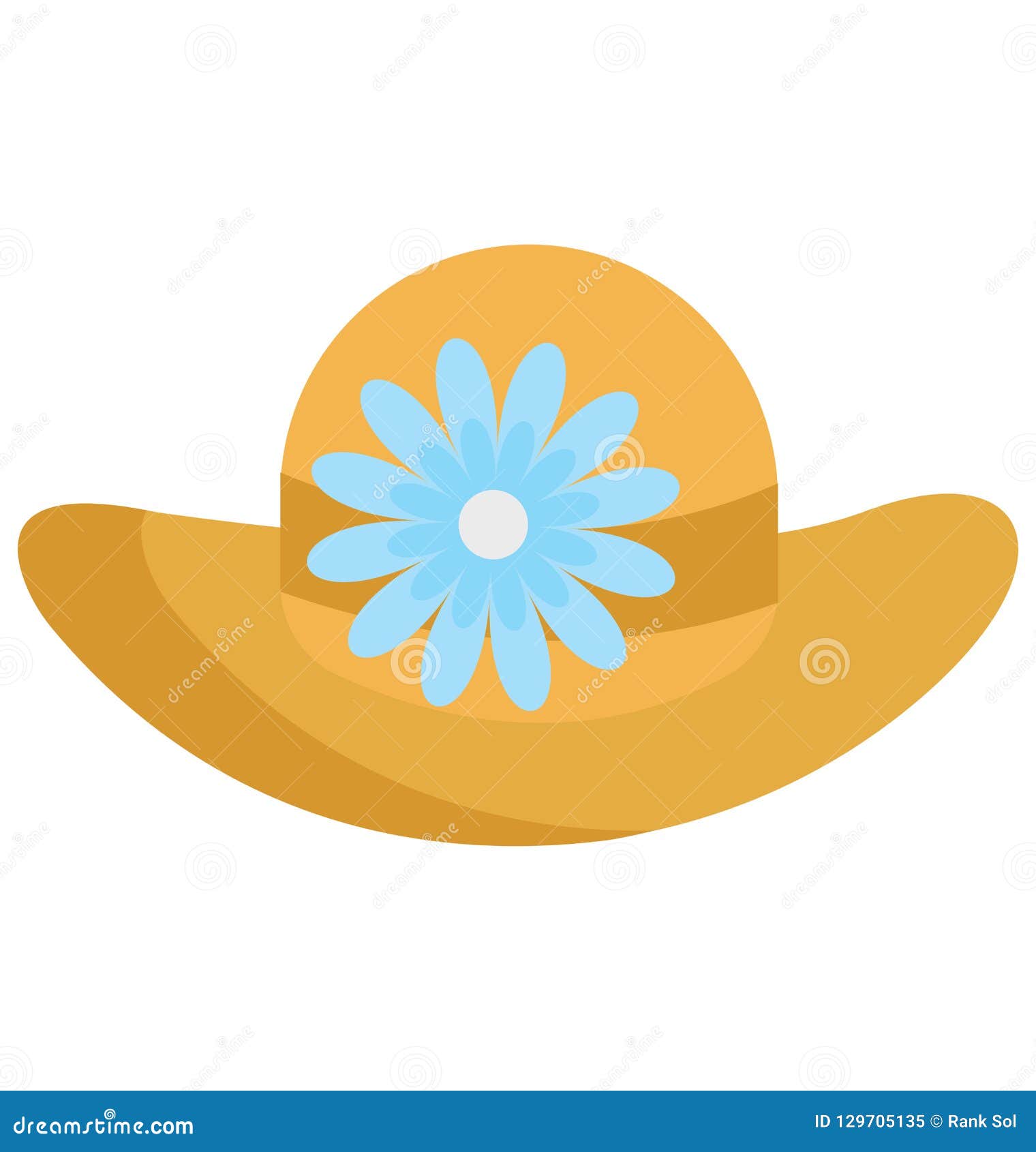 Summer Hat Vector Isolated Vector Icons that Can Be Easily Modified and ...