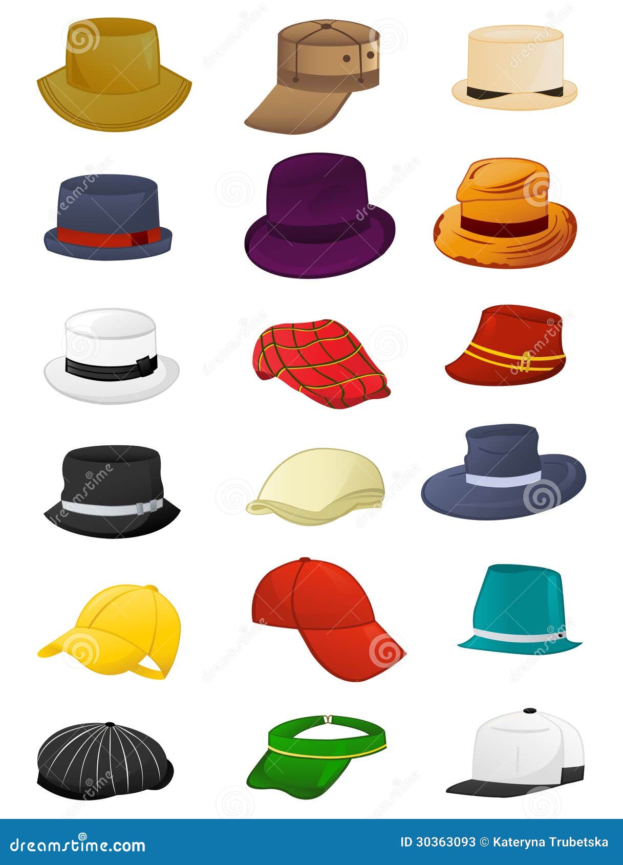 Hats Cartoons, Illustrations & Vector Stock Images - 93537 Pictures to ...