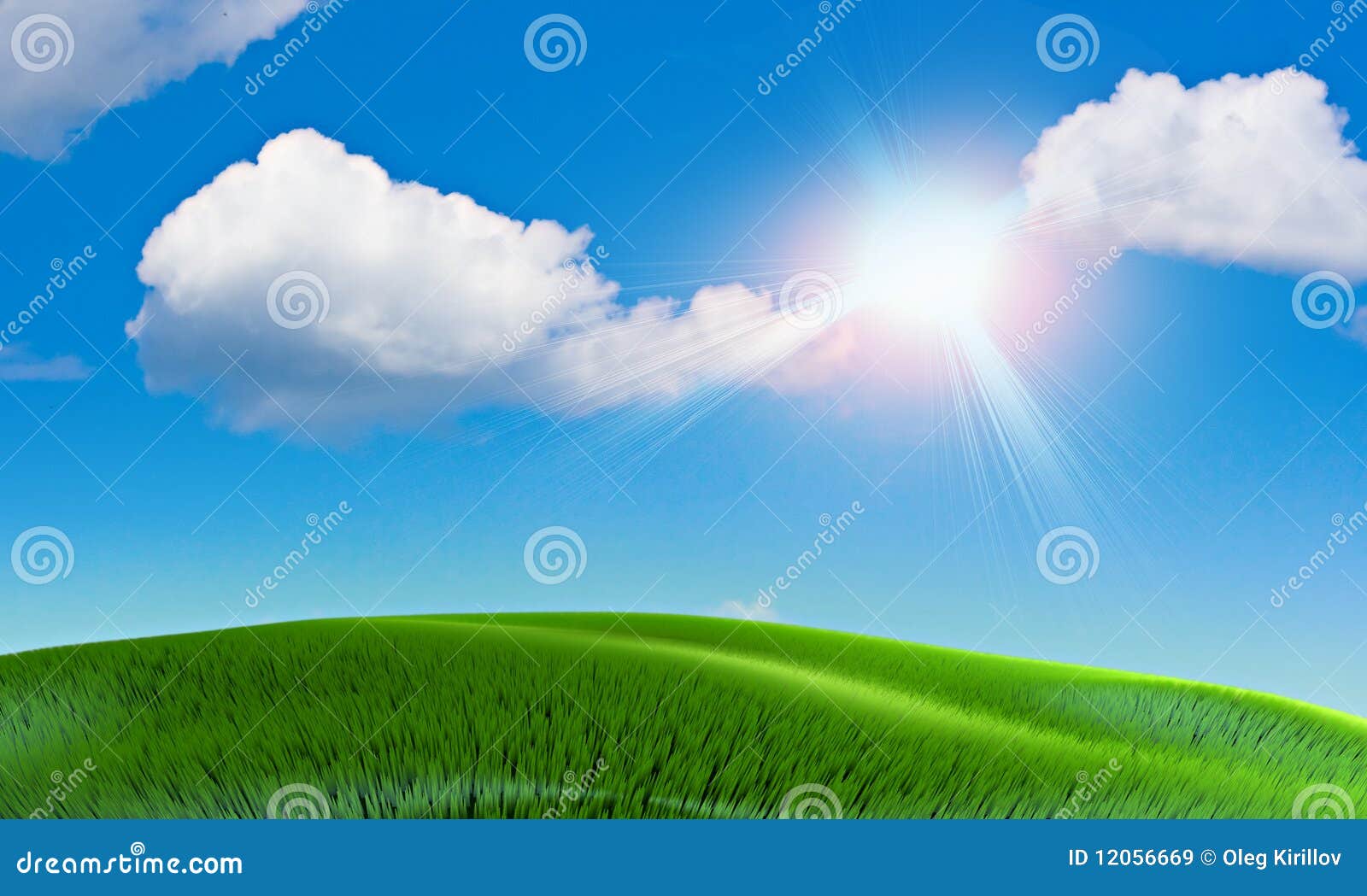 Summer heat stock illustration. Illustration of color - 12056669