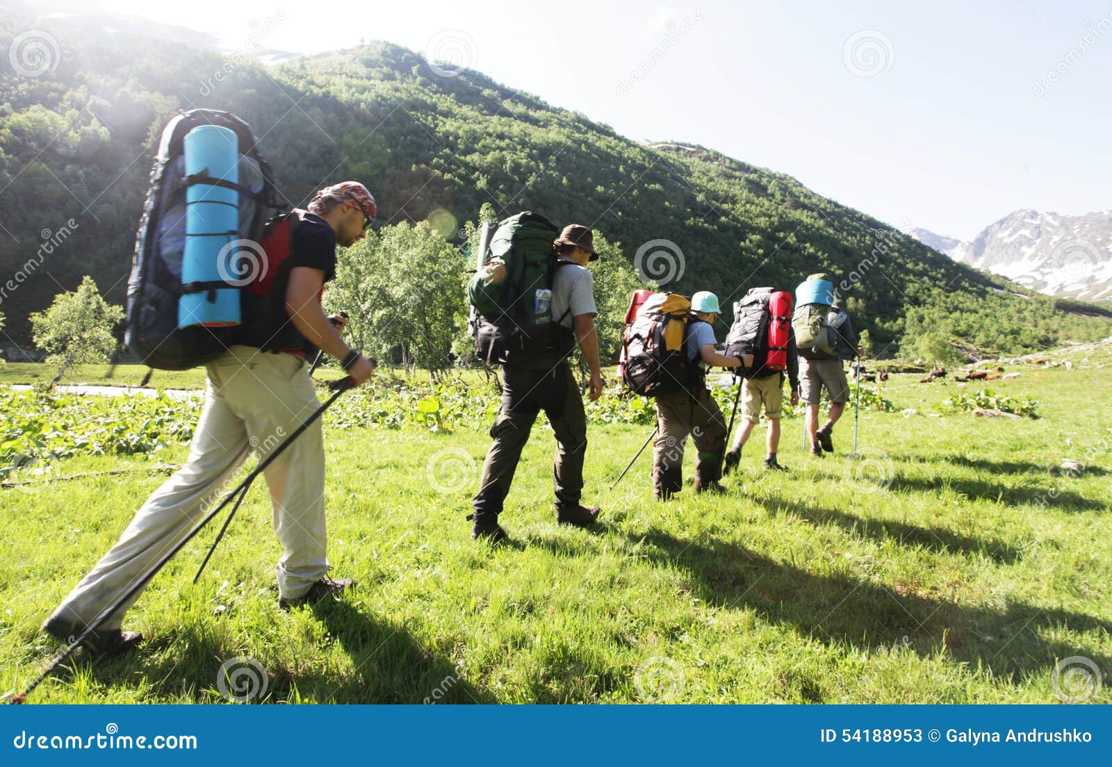 Summer hike stock image. Image of trekking, hike, outdoor - 54188953
