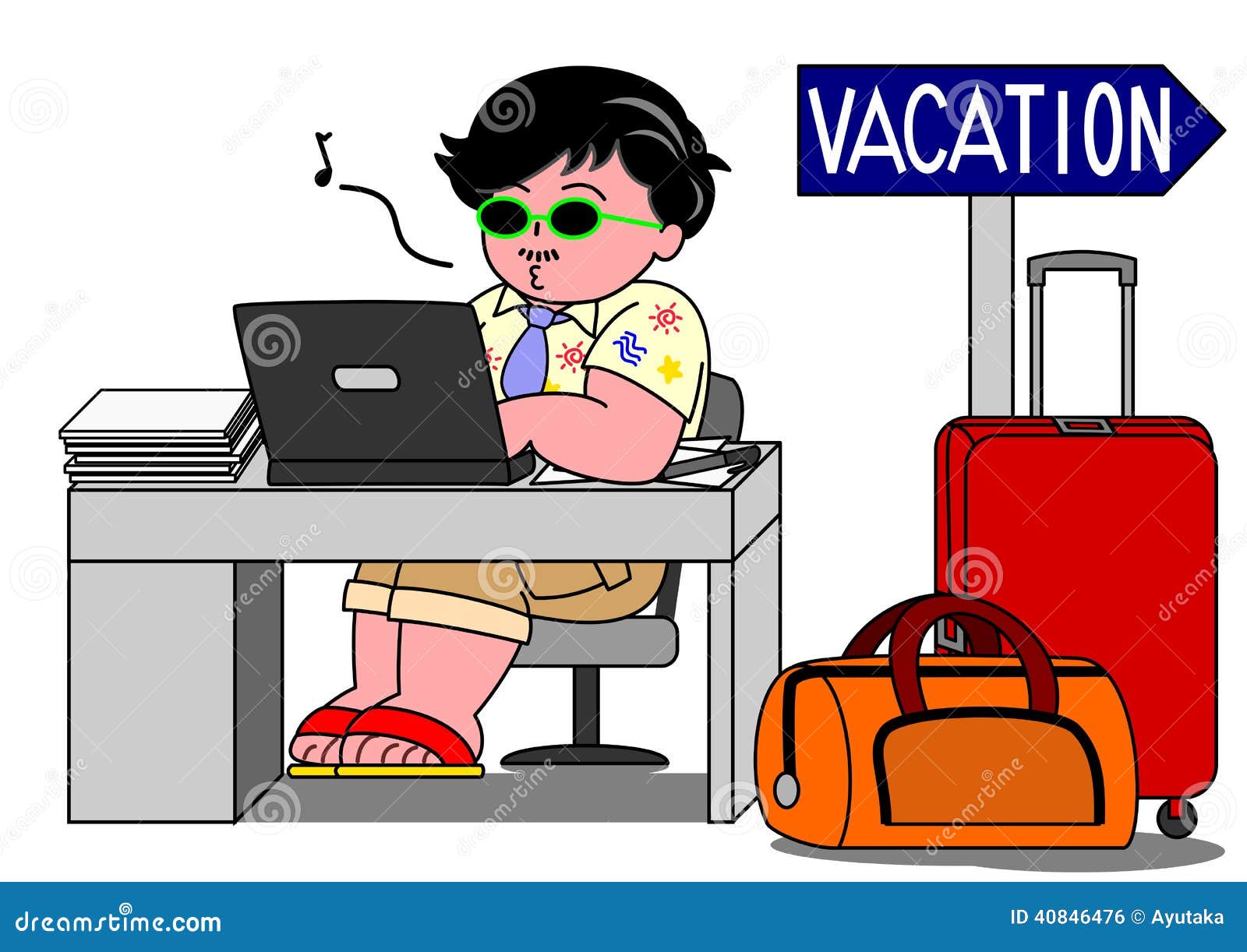 Summer holidays coming stock vector. Illustration of documents - 40846476