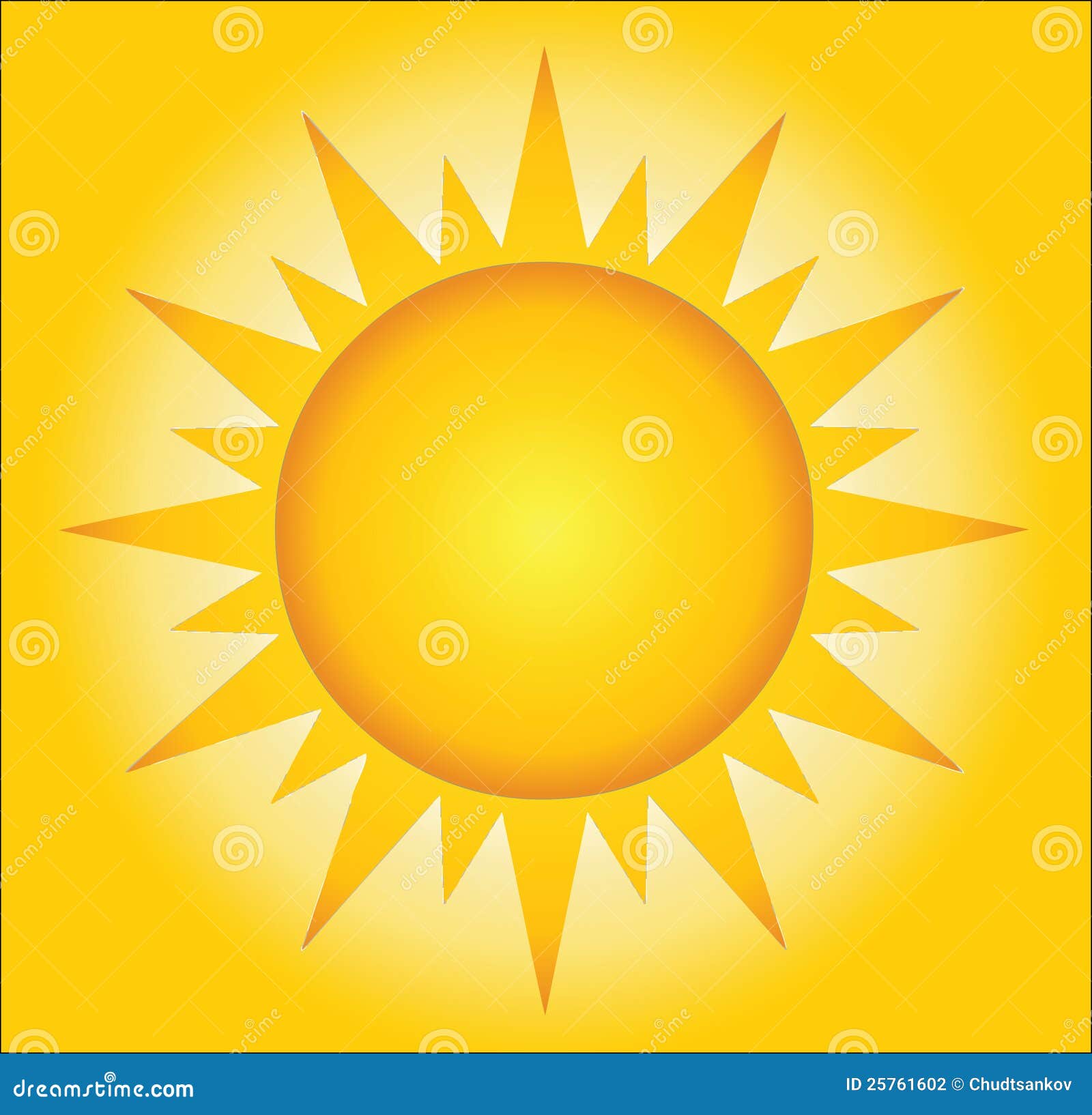 Summer Hot Sun Background Stock Photography - Image: 25761602
