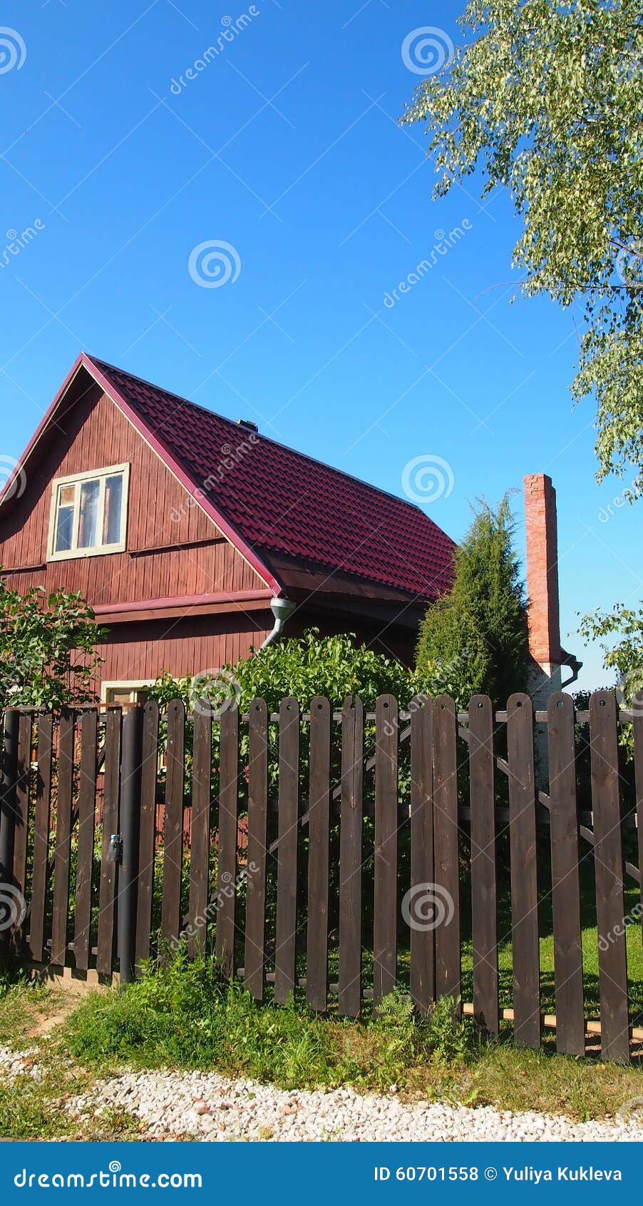 Summer house stock photo. Image of sunny, farm, country - 60701558