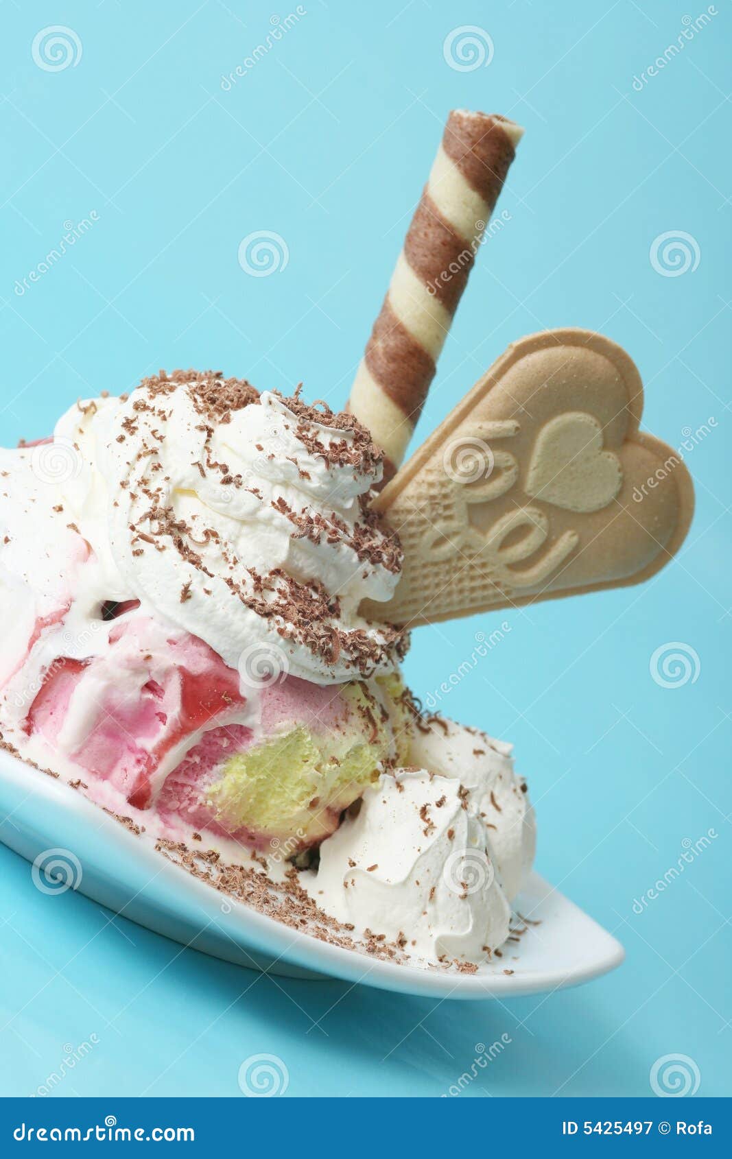 Summer ice cream stock image. Image of cream, dairy, summer - 5425497