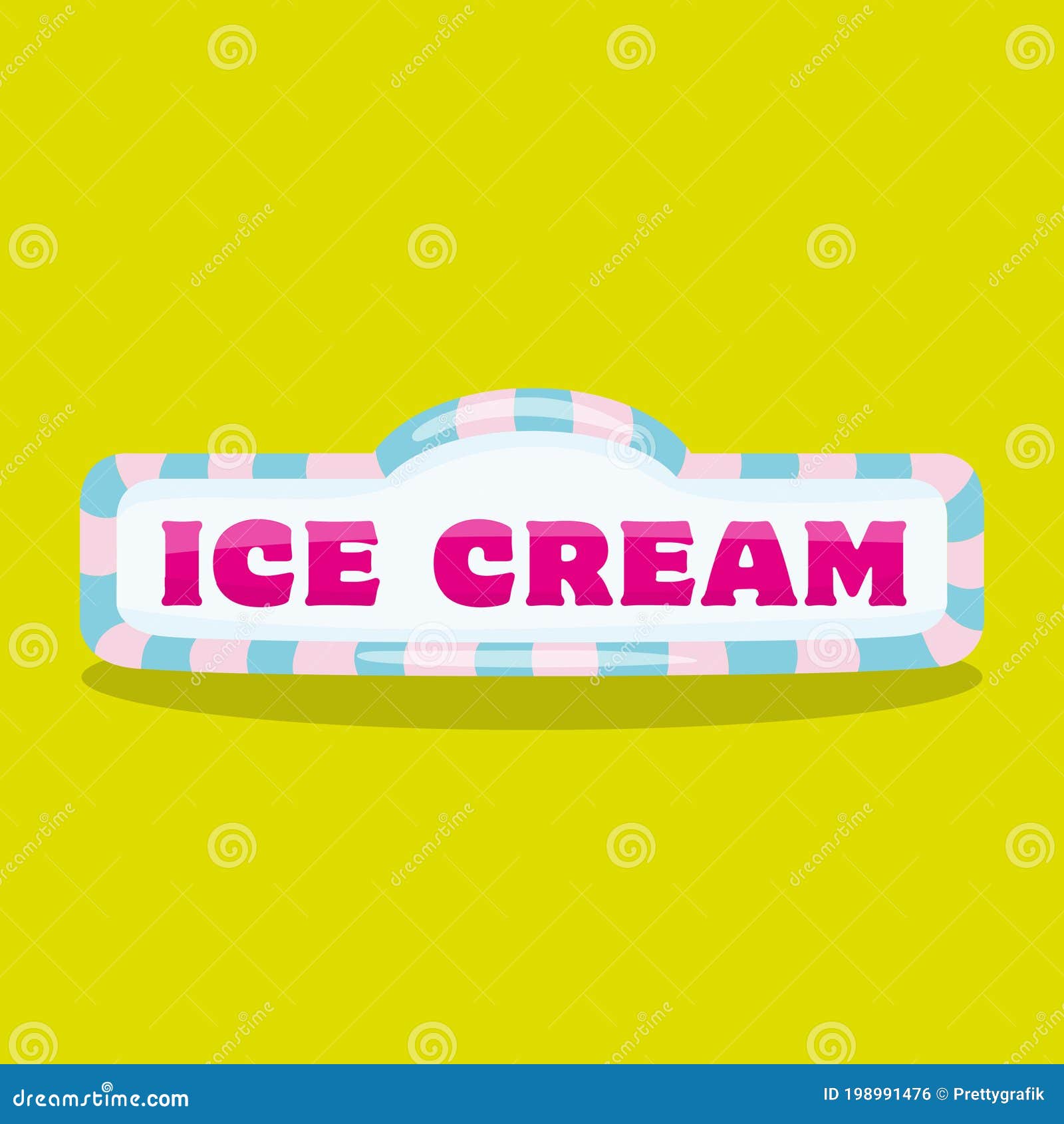 Summer Ice Cream Sticker 12 Stock Vector - Illustration of summer ...