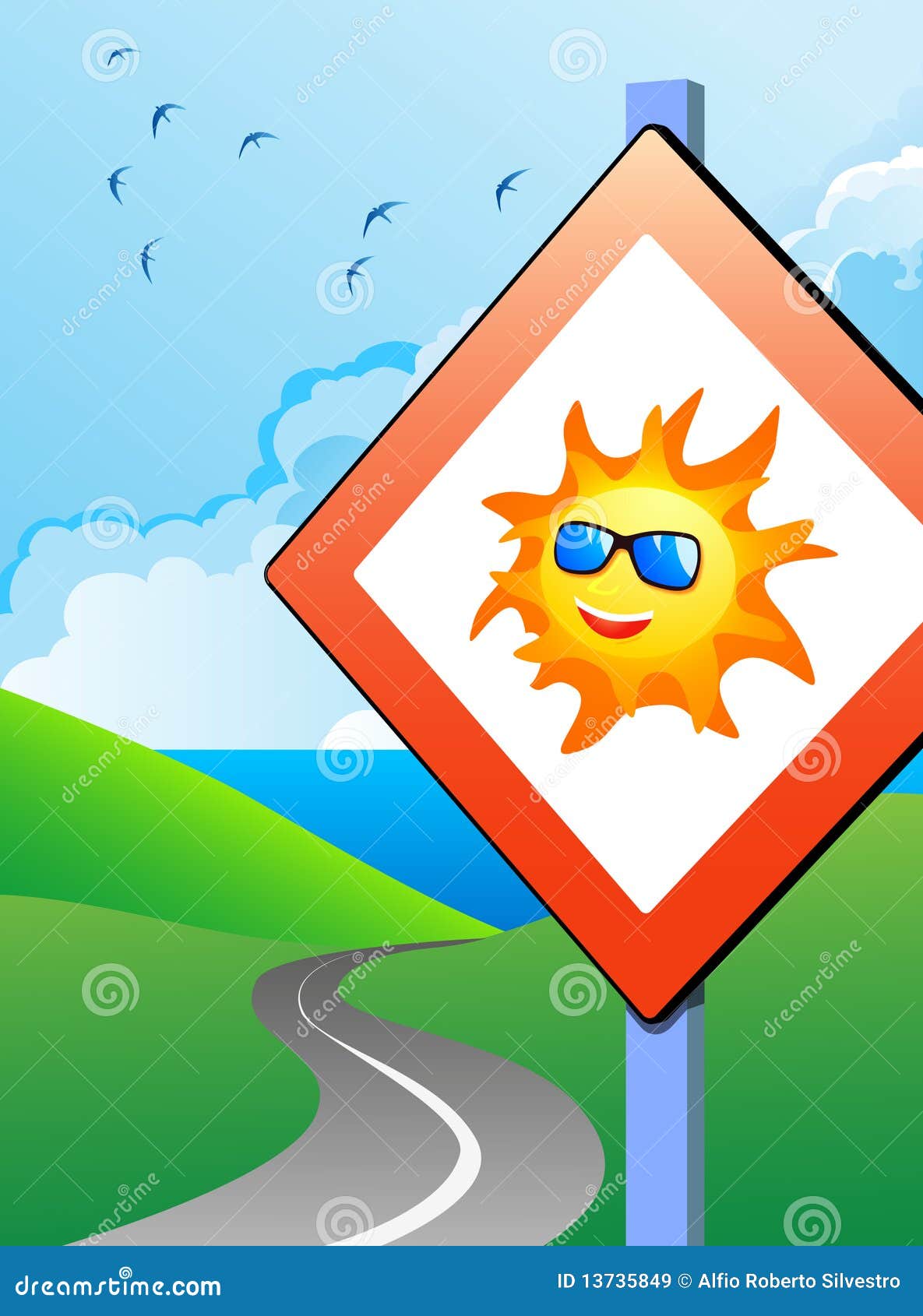 Summer incoming stock illustration. Illustration of glasses - 13735849