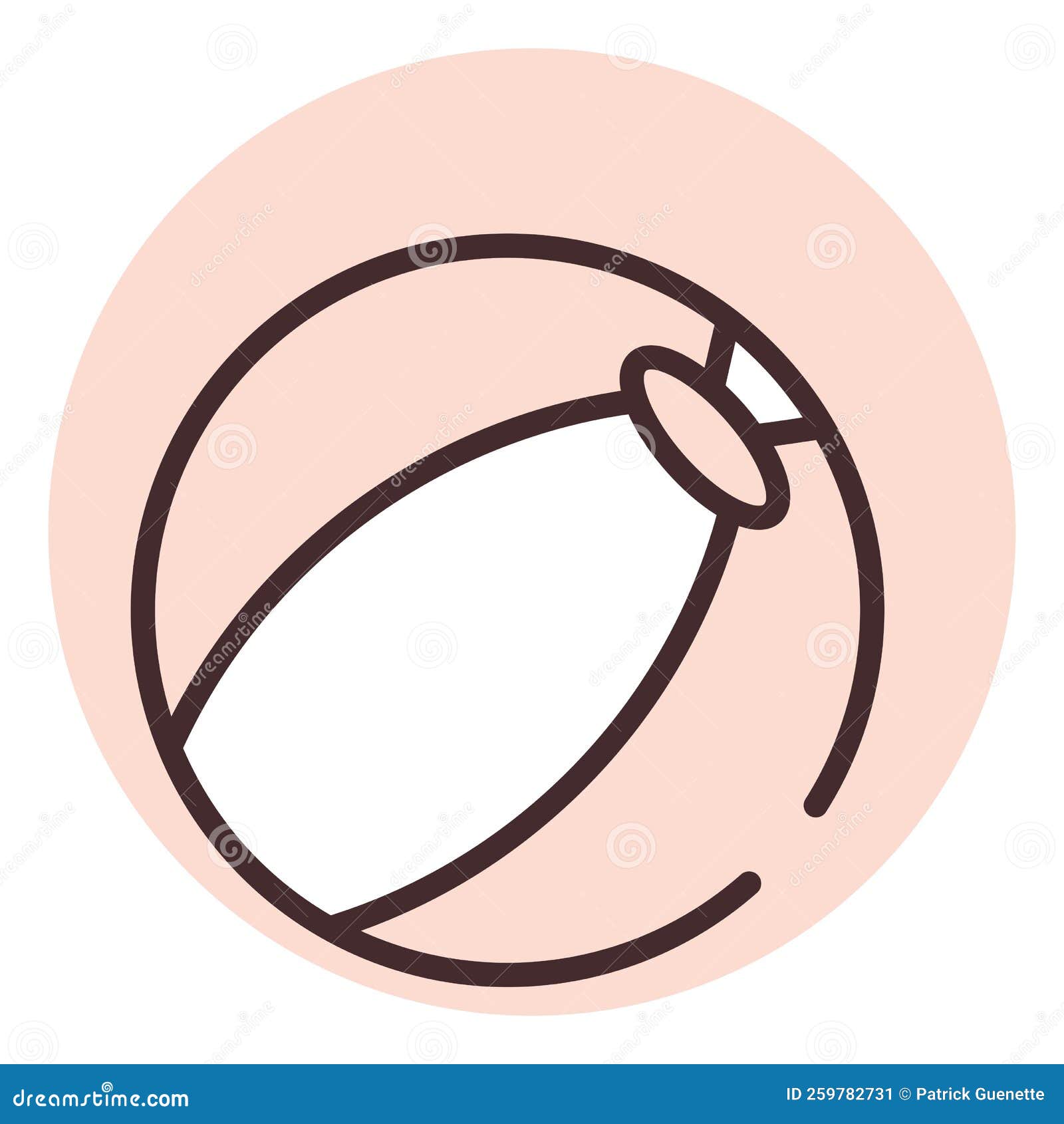 Summer Inflatable Swimming Pool Cartoon Vector Illustration ...