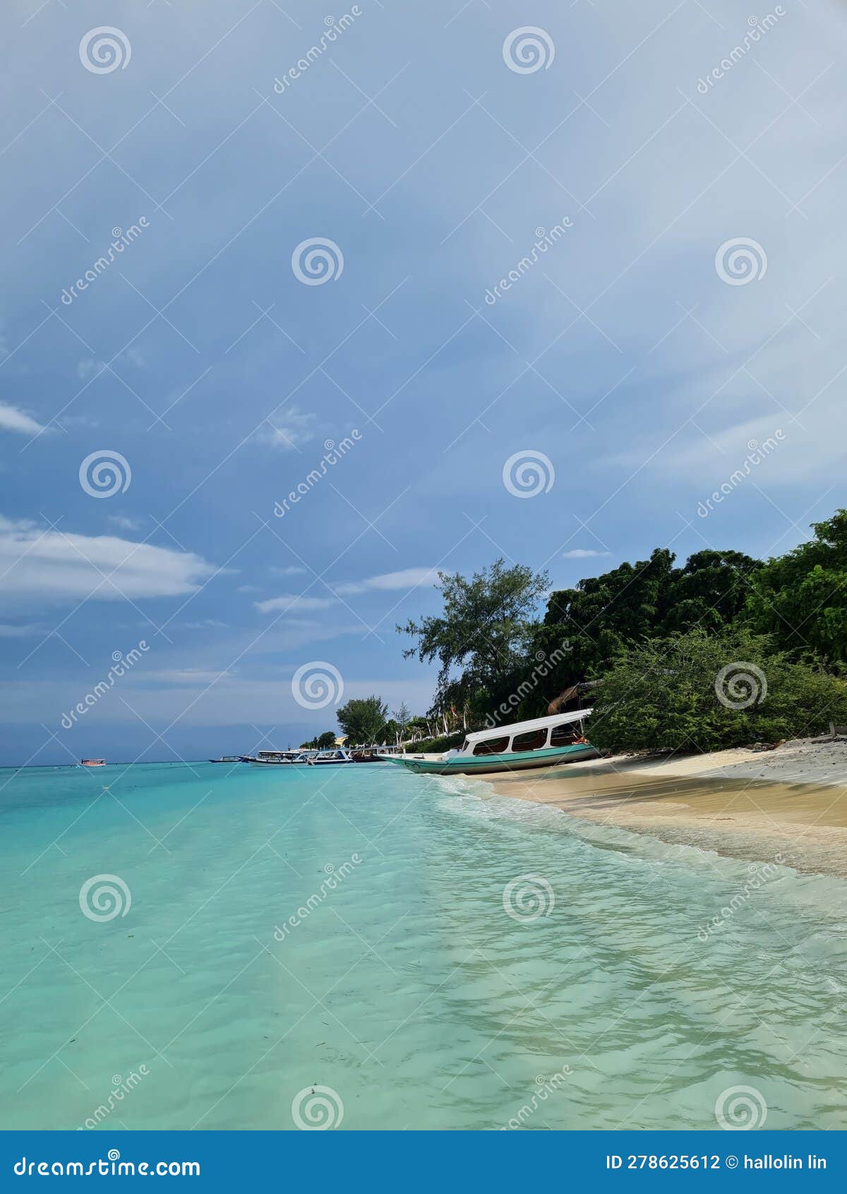 Summer Island in Lombok City Stock Photo - Image of beach, summer ...