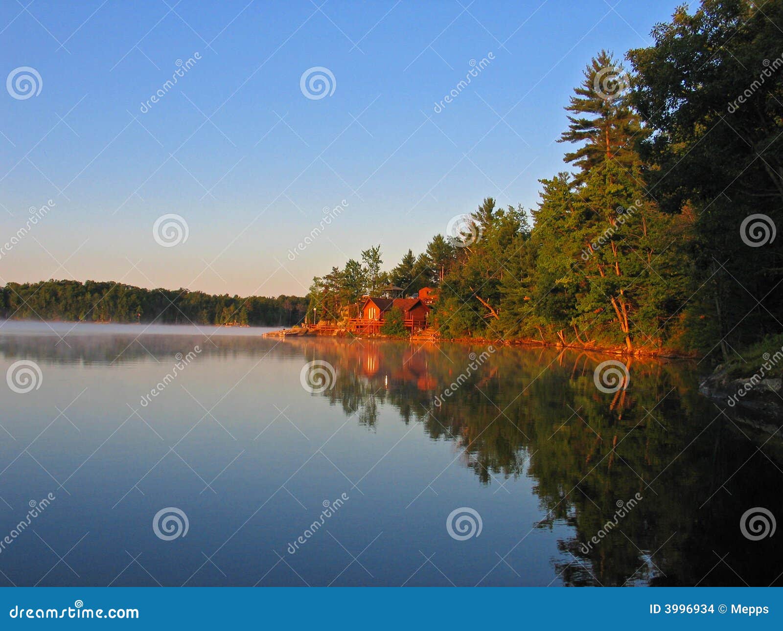 Summer on Jack Lake stock photo. Image of reflection, clear - 3996934