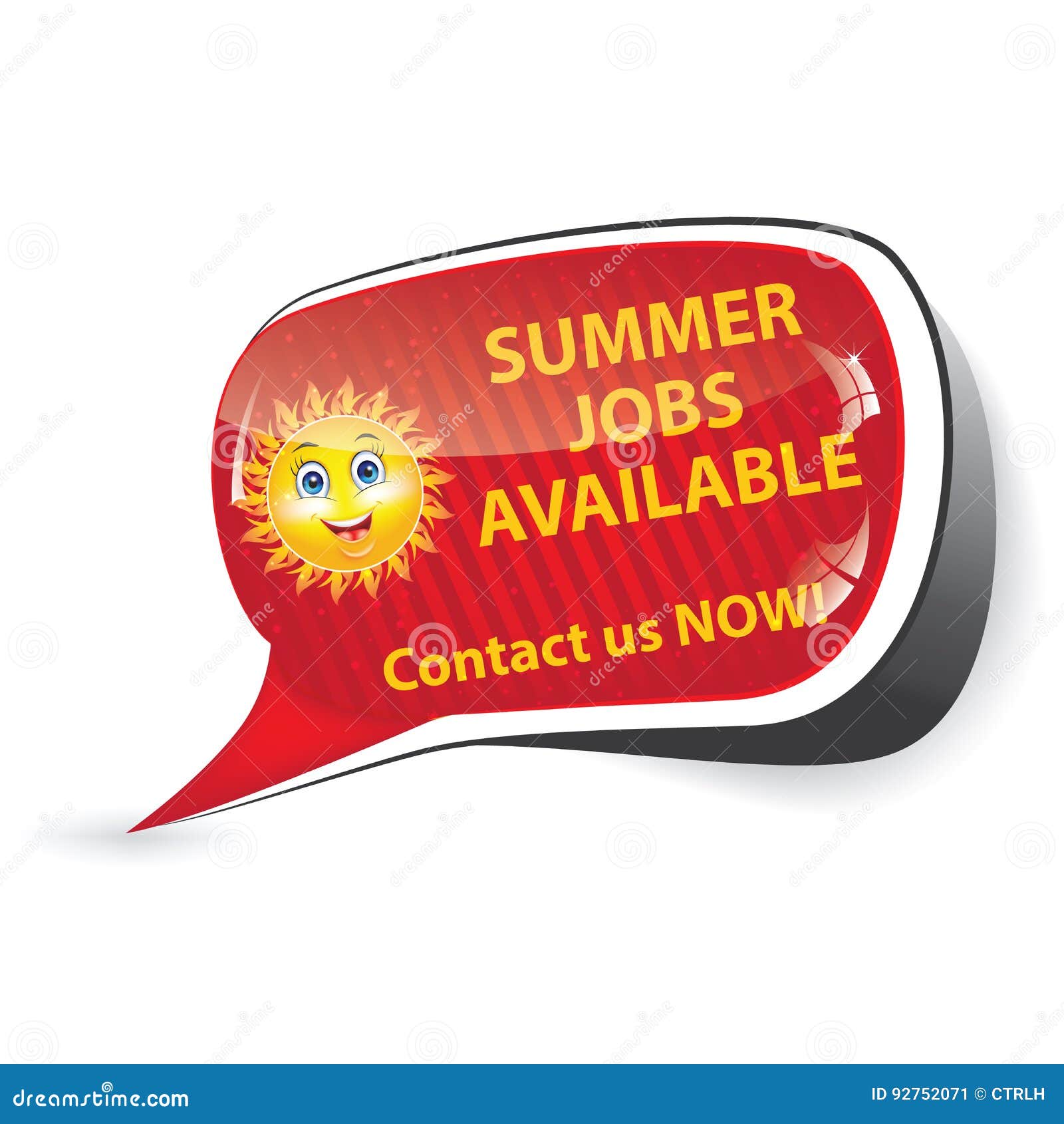 Summer jobs. Apply Now stock vector. Illustration of label - 92752071