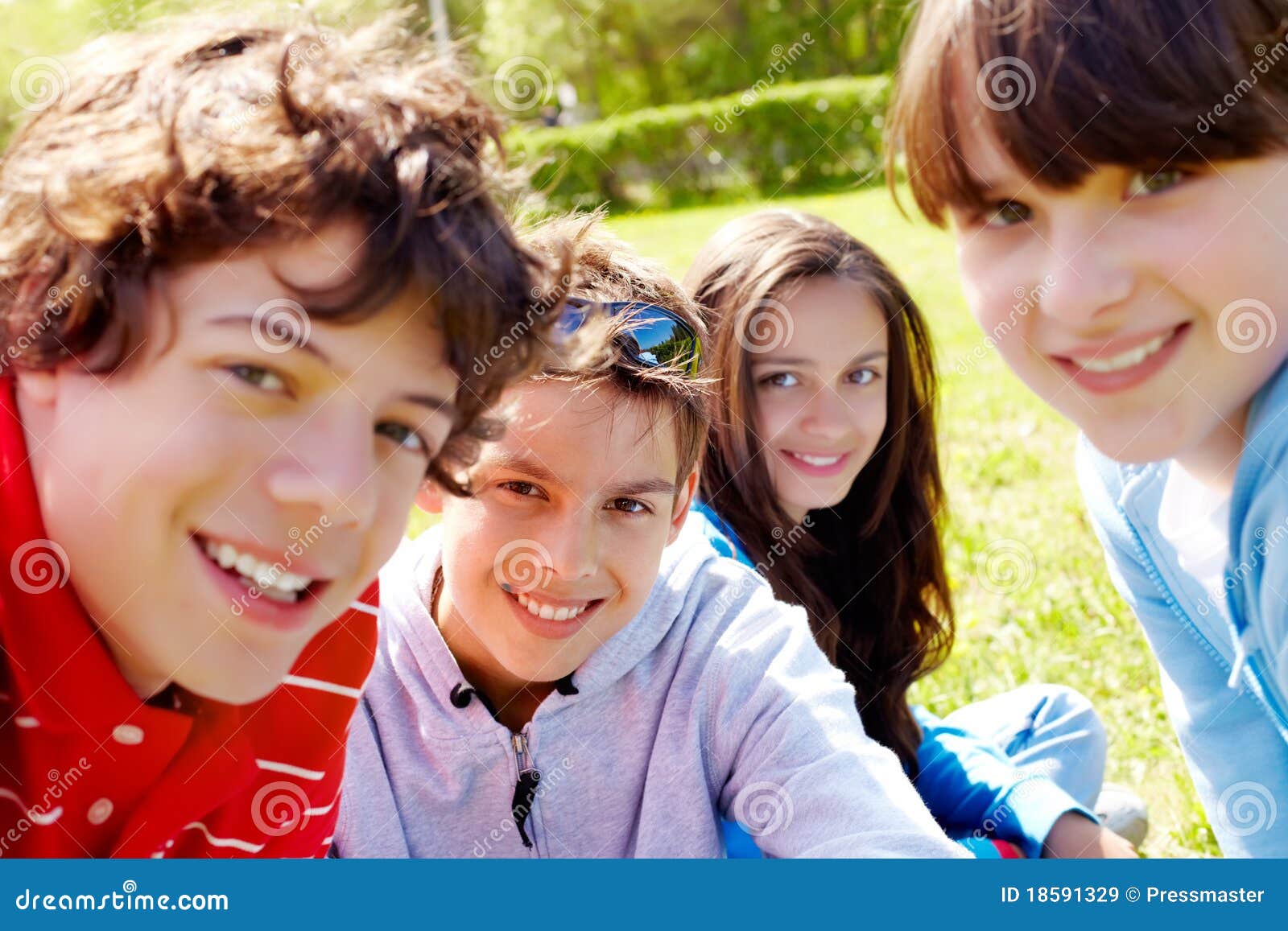 Summer joy stock image. Image of outdoors, handsome, female - 18591329