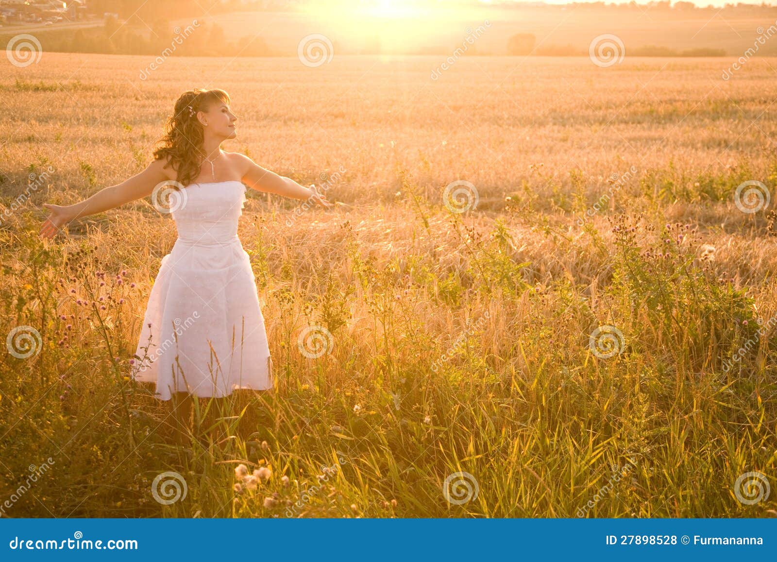 Summer joy stock photo. Image of arms, person, sunlight - 27898528