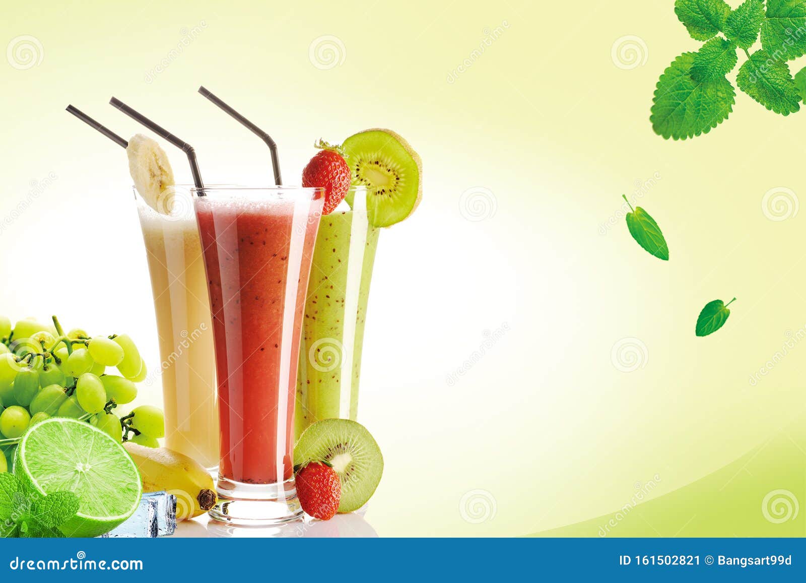 Summer Juice Drinks are Cool and Refreshing Stock Image - Image of ...