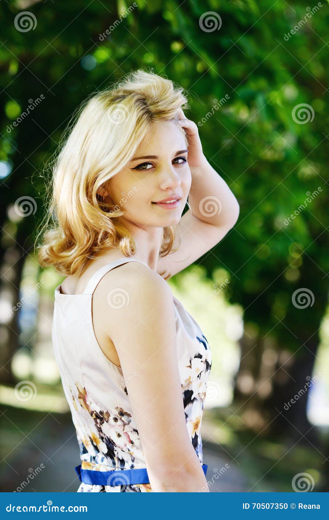 Summer lady stock photo. Image of hair, elegance, luxury - 70507350