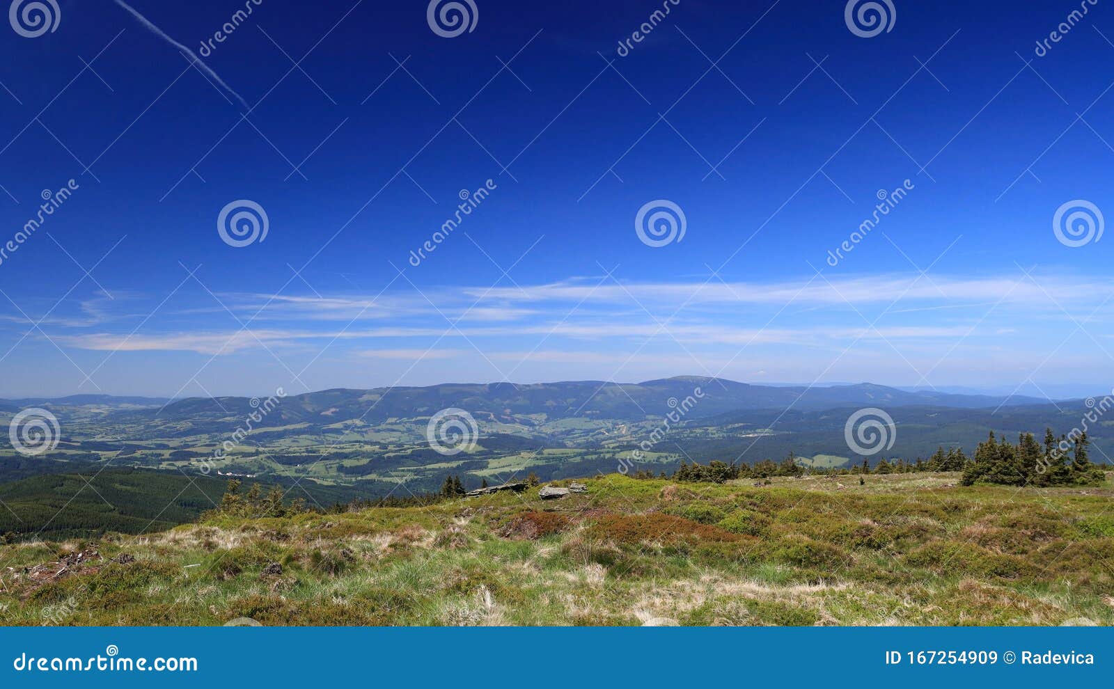 Summer Landscape on a Cloudless Day Stock Image - Image of cloudless ...