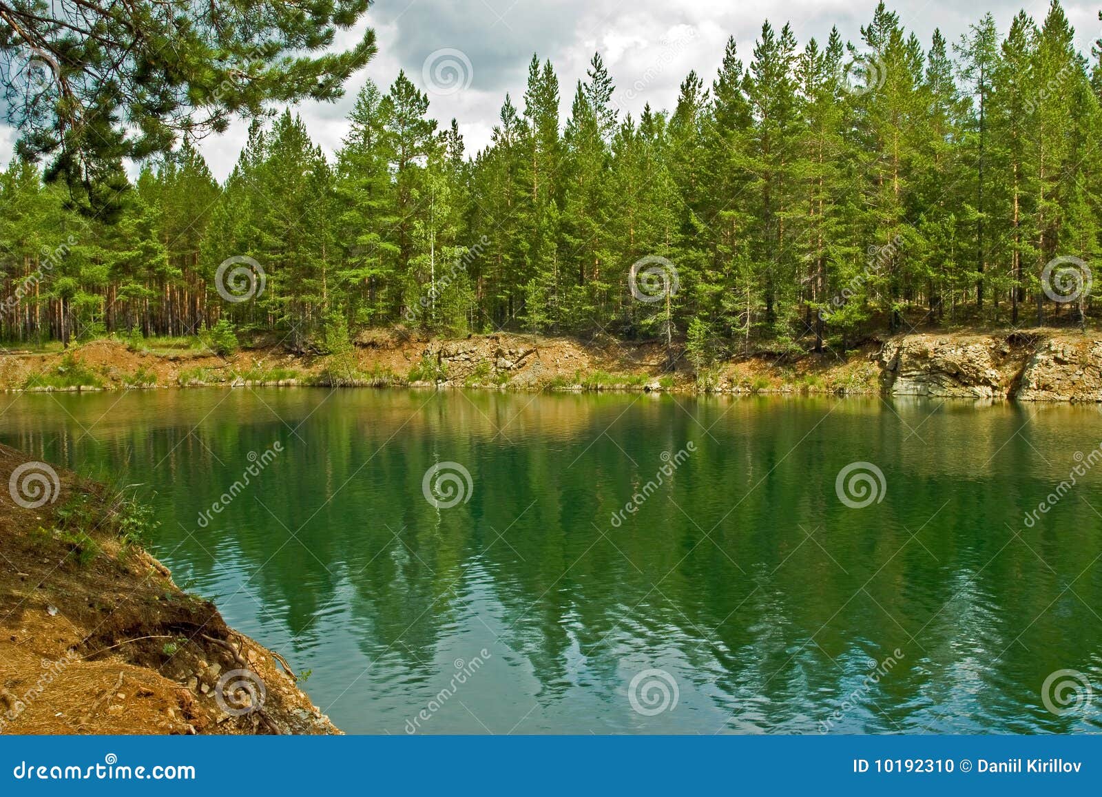 Summer Landscape. Ural Mountains River Stock Photo - Image of blue ...