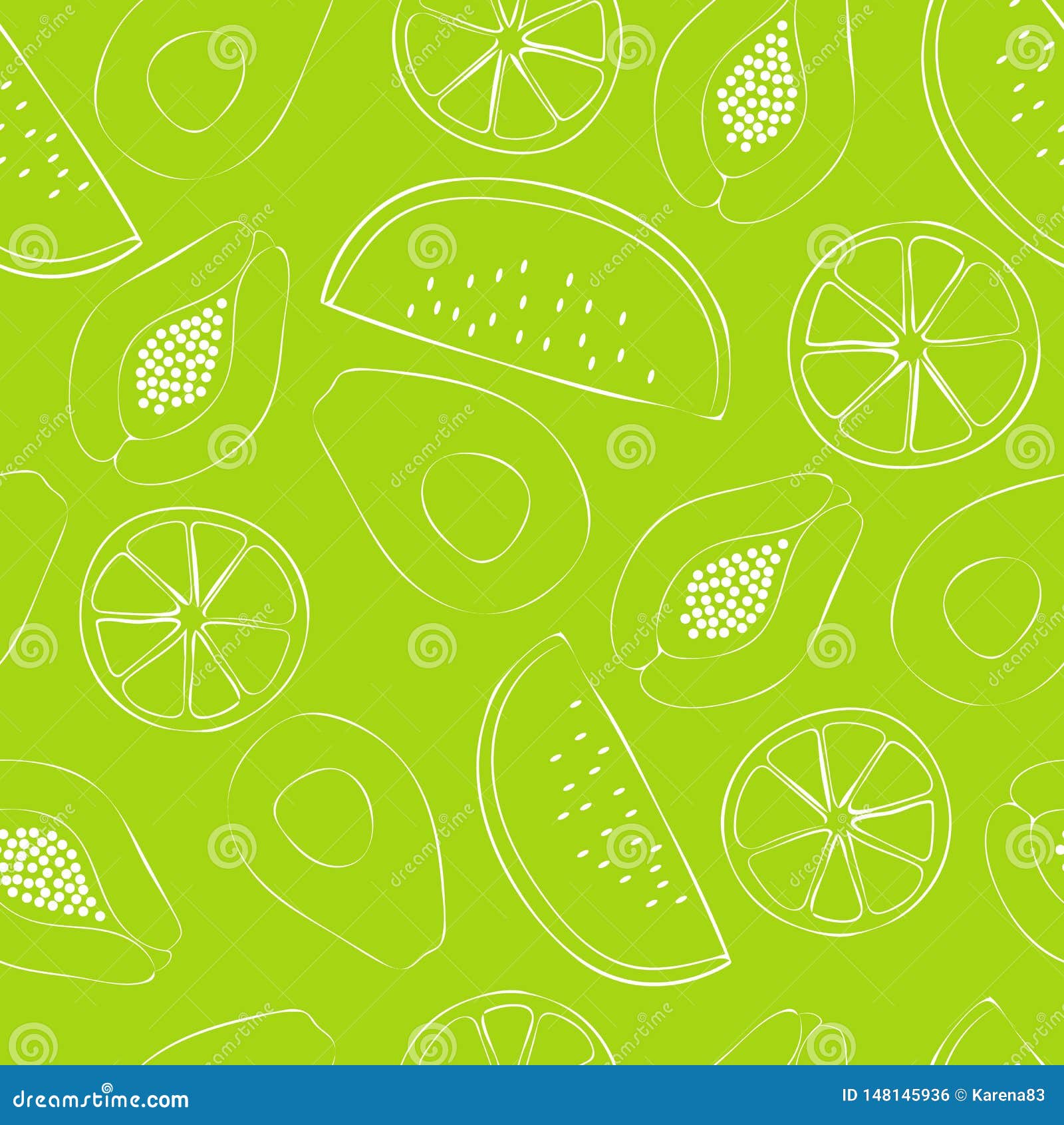 Summer Large Lime Textured Pattern Seamless Repeat Pattern Vector Stock ...