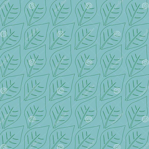 SUMMER LEAVES PATTERN TEXTURE Stock Illustration - Illustration of ...