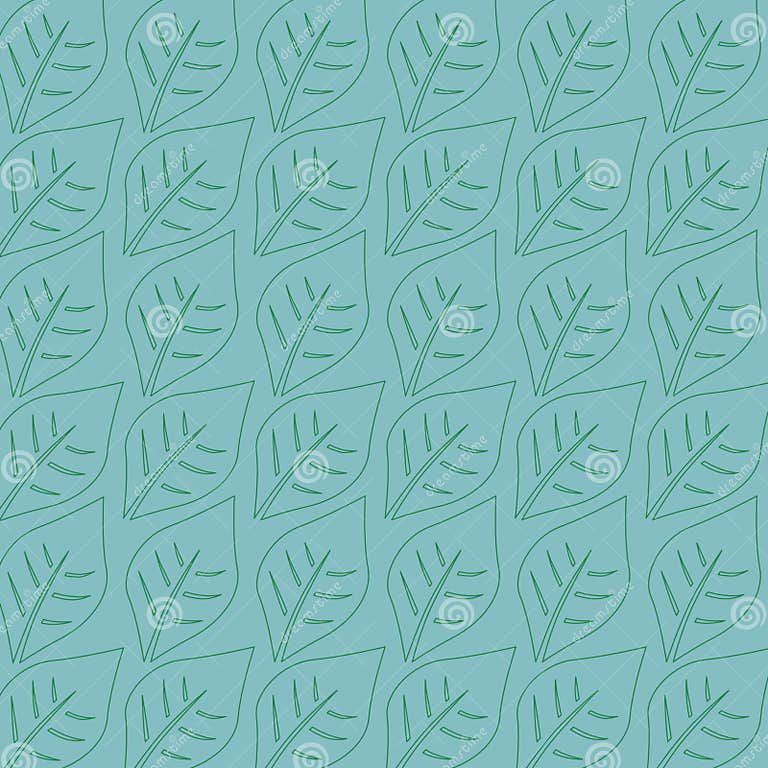 SUMMER LEAVES PATTERN TEXTURE Stock Illustration - Illustration of ...