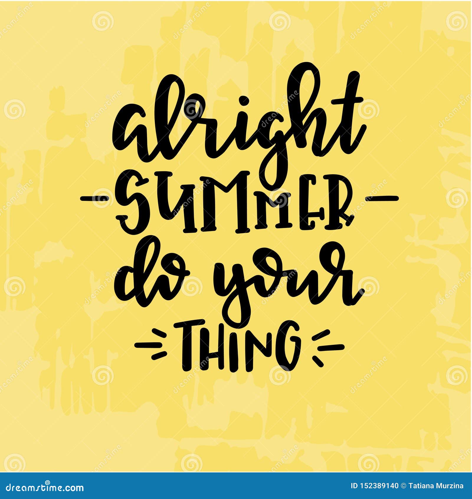 Summer Lettering Ypographic Design. Vector Illustration. Stock Vector ...