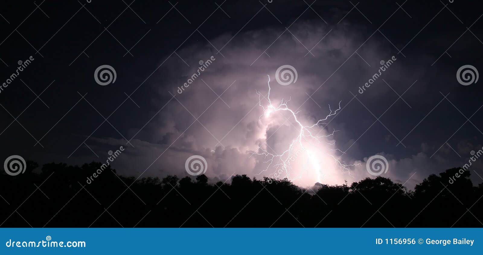 Summer Lightning stock photo. Image of bolt, thunderstorm - 1156956