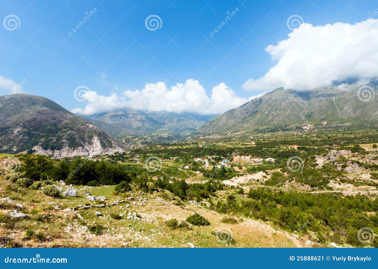 Summer Llogara Pass (Albania) Stock Image - Image of outdoors, frora ...