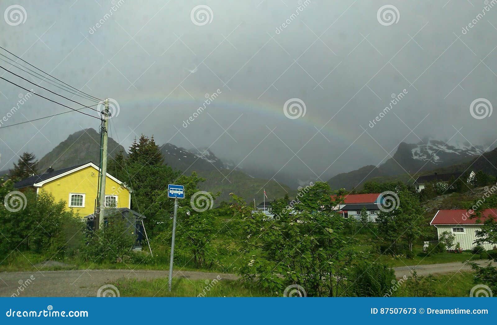 Summer in Norway stock image. Image of norway, summer - 87507673