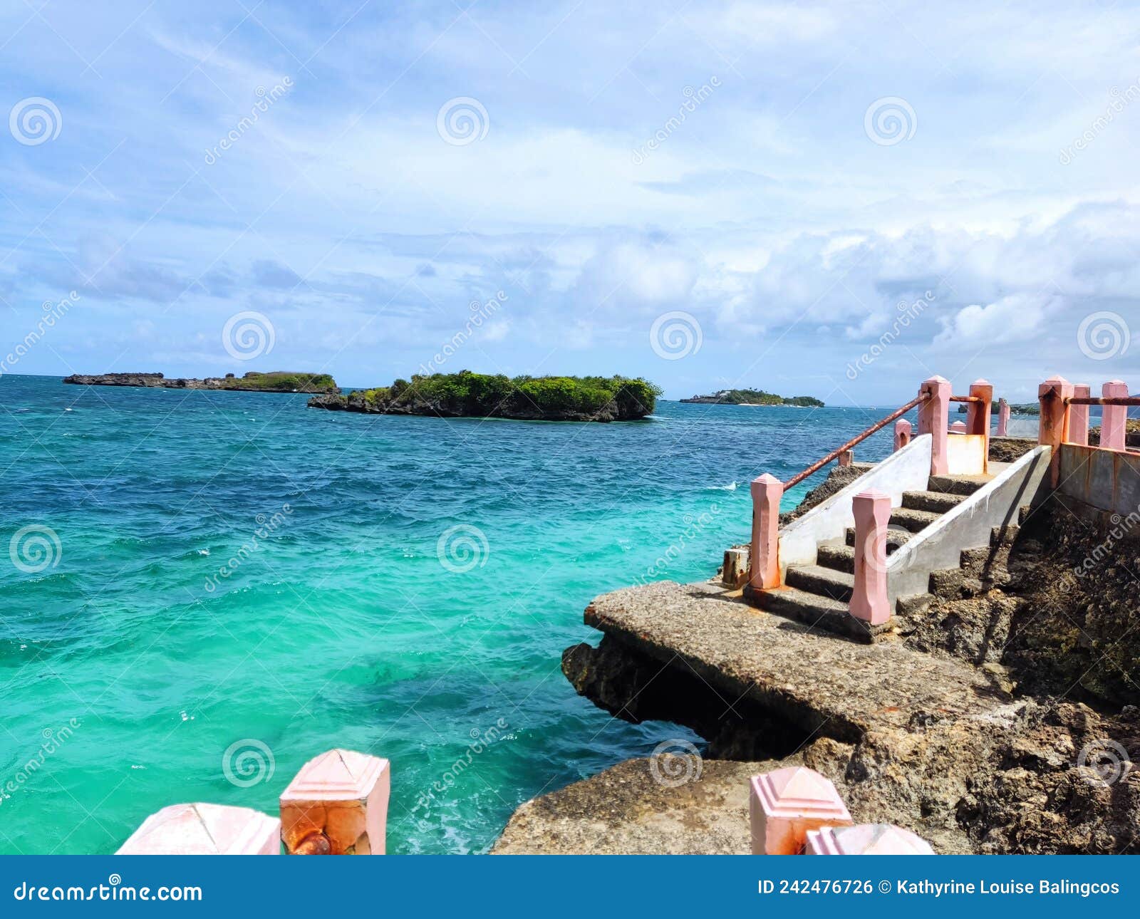 Summer Ocean Boracay stock photo. Image of terrain, cape - 242476726