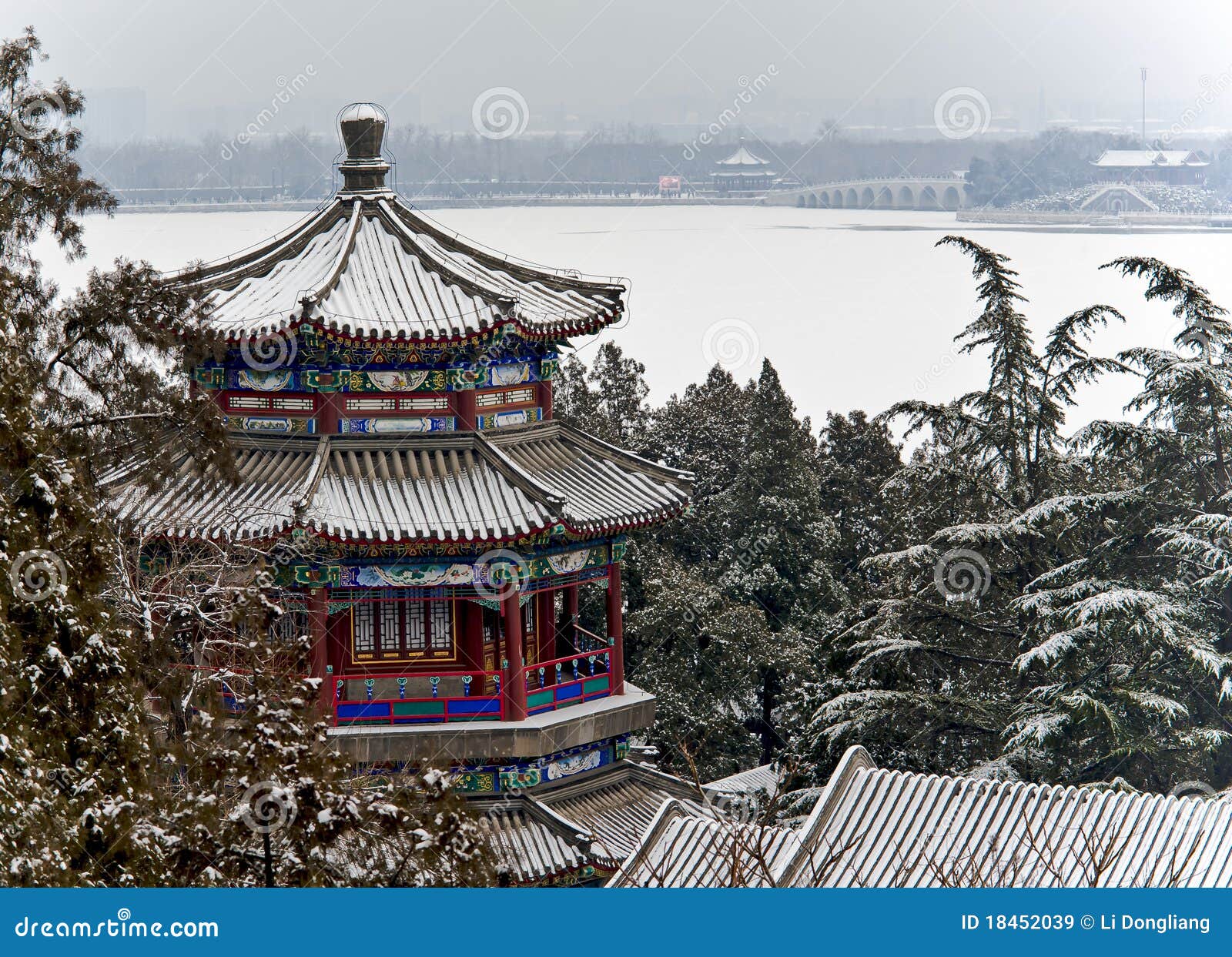 Summer Palace stock image. Image of great, structure - 18452039