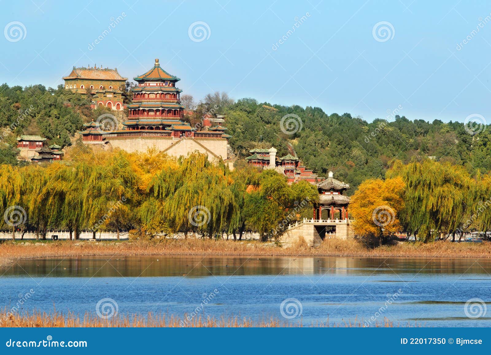 Summer palace in autumn stock photo. Image of beautiful - 22017350