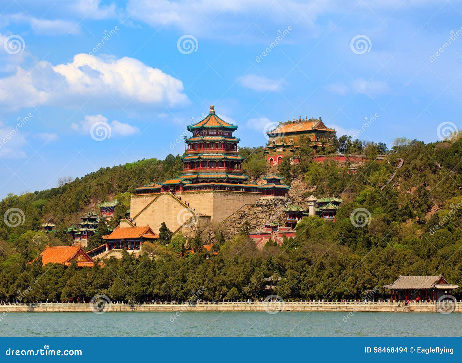 The Summer Palace in Beijing, China Stock Photo - Image of asia, china ...