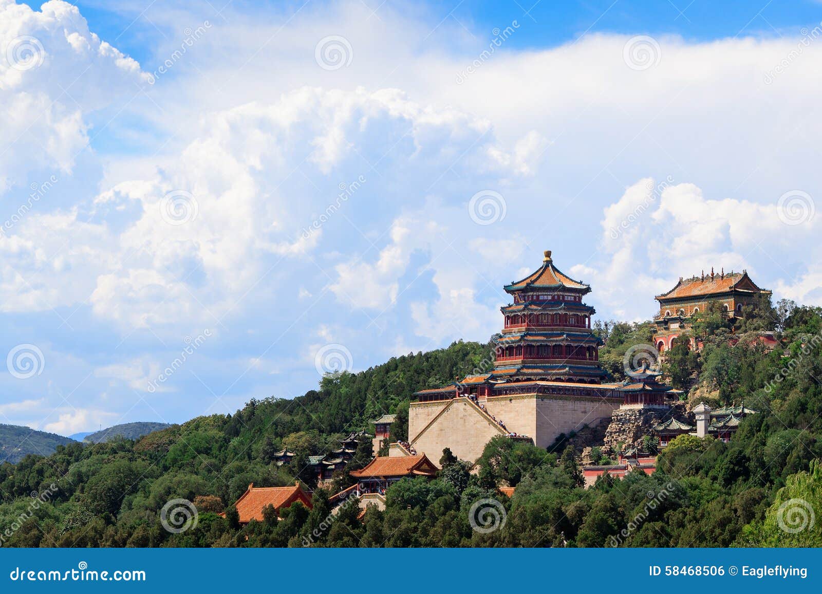 The Summer Palace in Beijing, China Stock Photo - Image of colorful ...