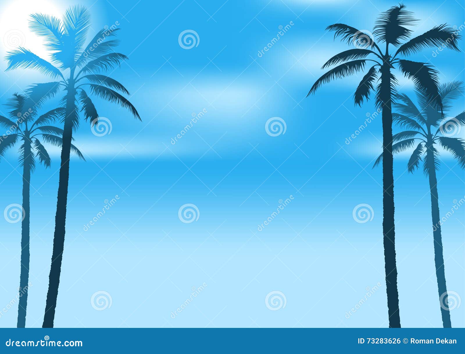 Summer Party Background stock vector. Illustration of tropical - 73283626