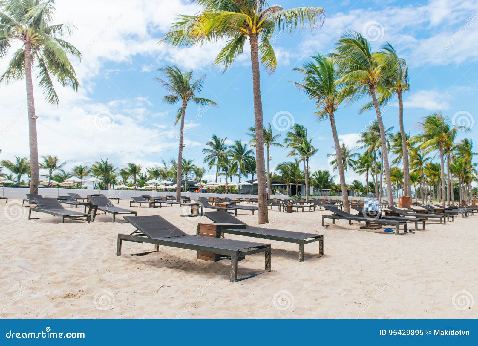Summer. a Peaceful Beach Quietly Set on a Tropical Island Stock Image ...