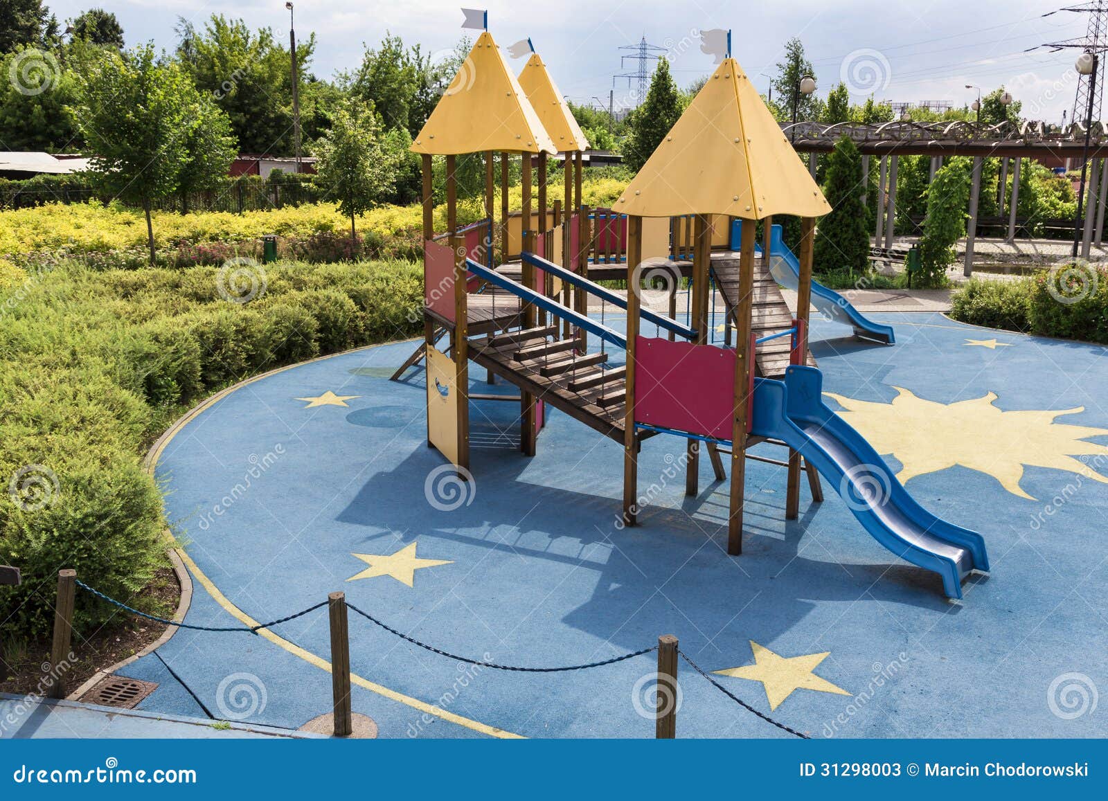 Summer playground. stock image. Image of jigsaw, preschool - 31298003