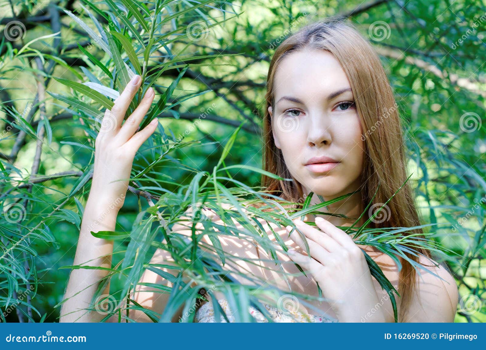 Summer portrait stock photo. Image of facial, dress, beautiful - 16269520