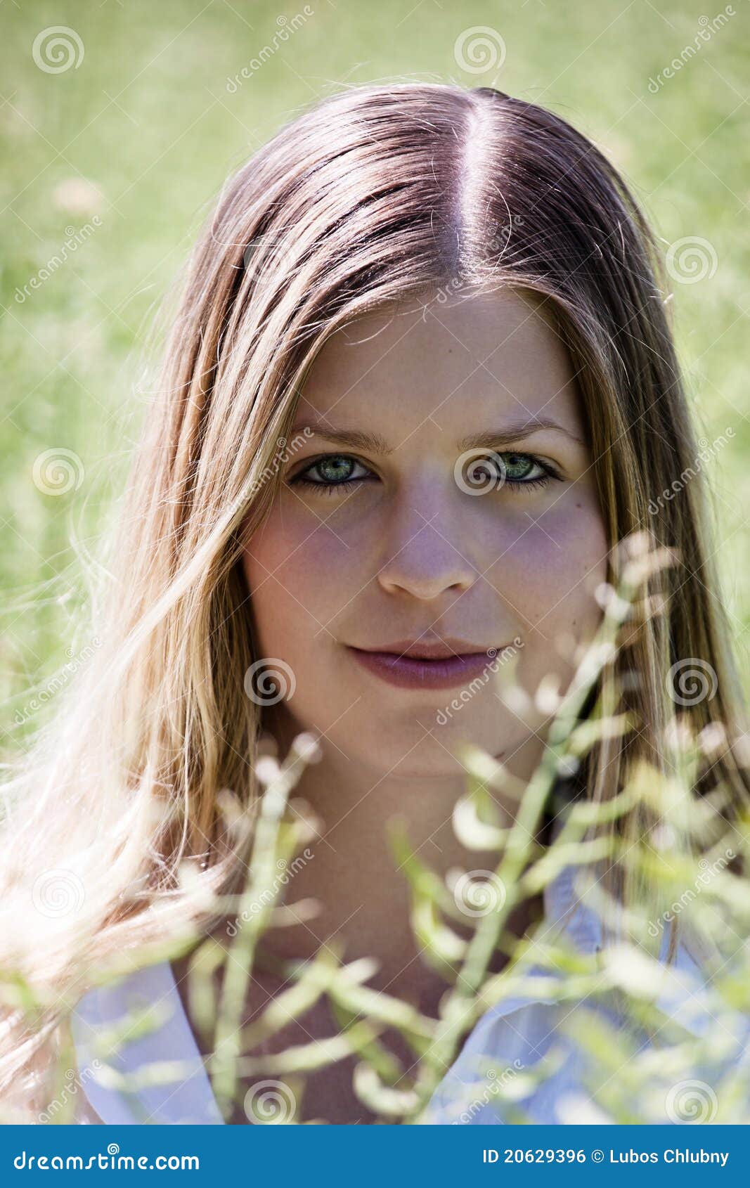Summer portrait stock photo. Image of female, shirt, wheat - 20629396