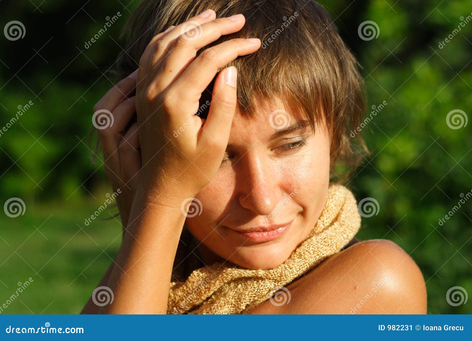 Summer portrait stock image. Image of holiday, beautiful - 982231