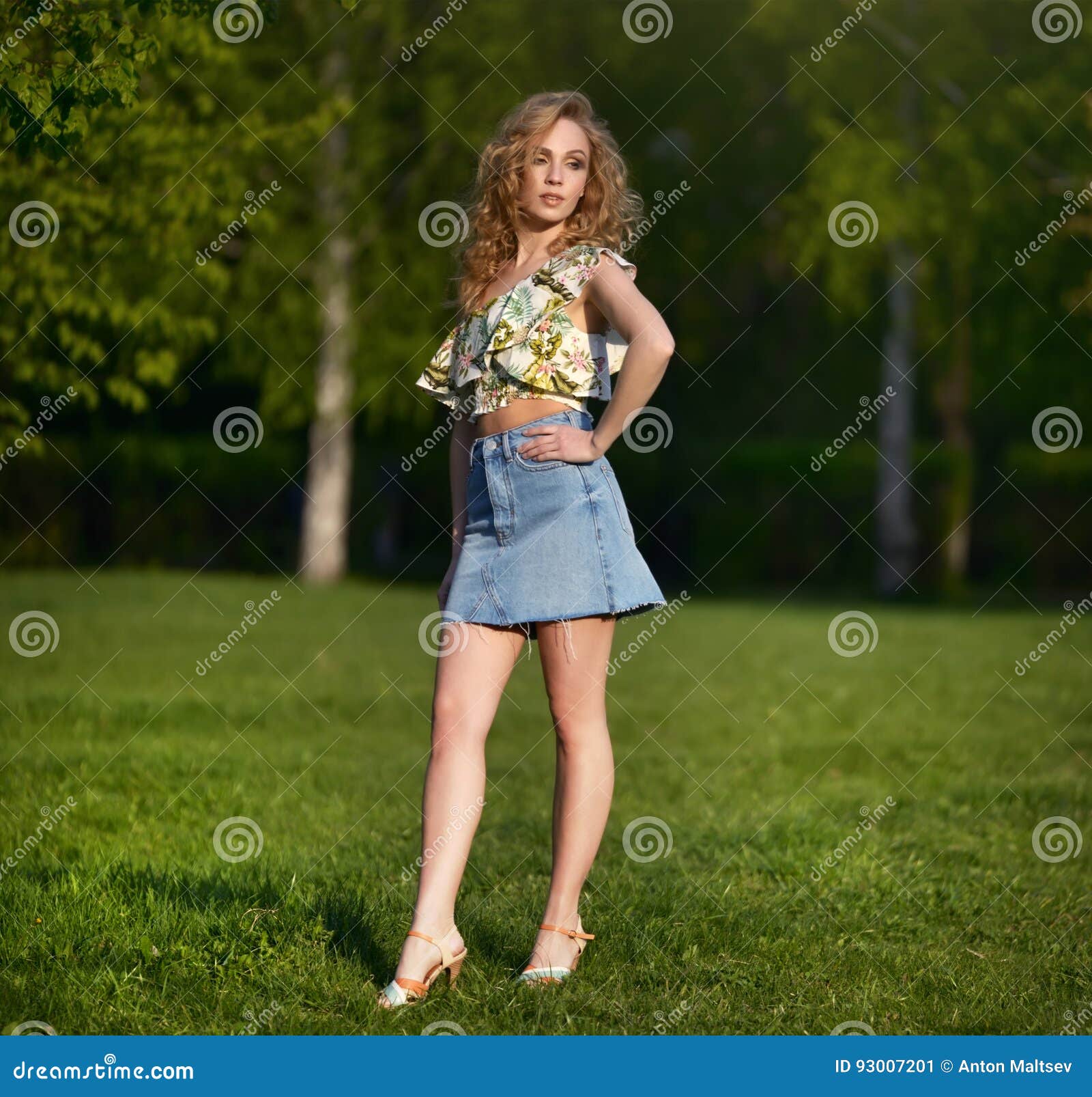 Summer portrait stock image. Image of beauty, outdoors - 93007201