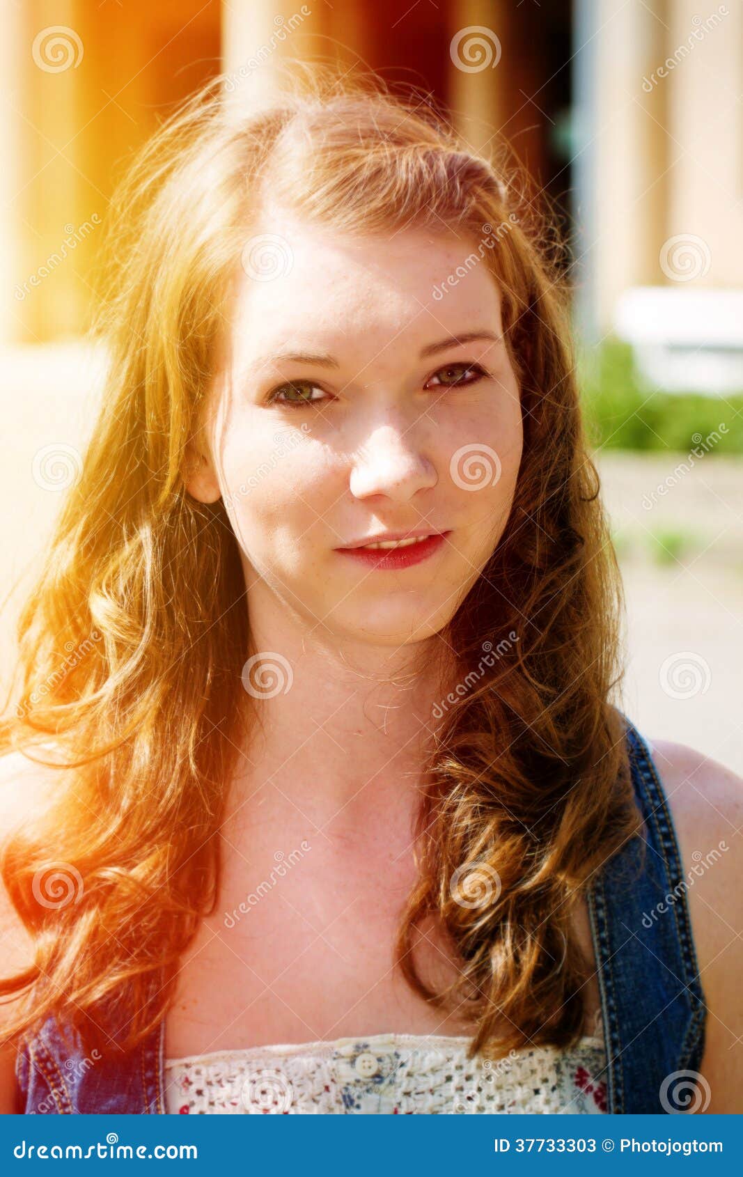 Summer portrait stock image. Image of camera, looking - 37733303